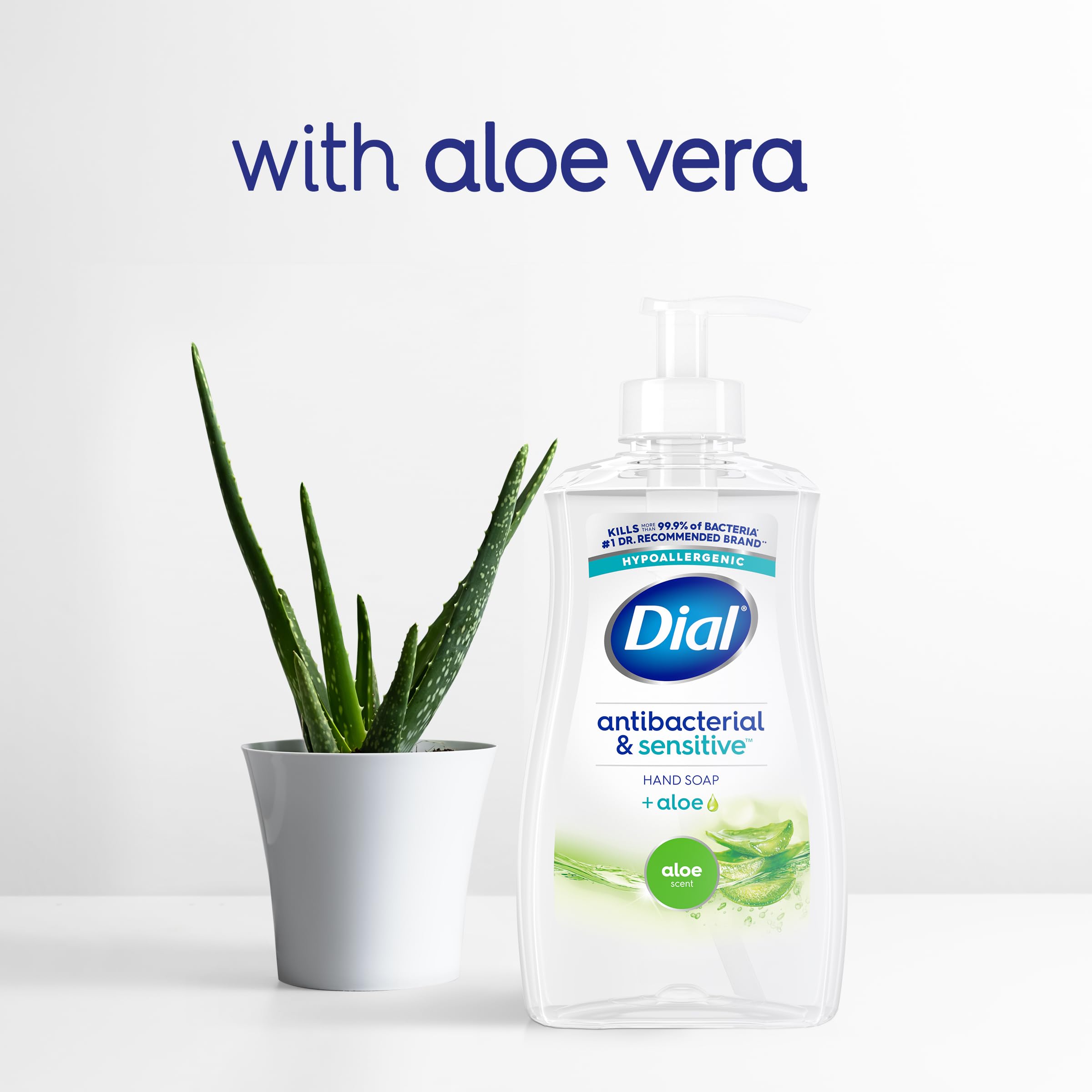 Snapklik.com : Dial Liquid Hand Soap Refill, Aloe, 52 Fluid Oz