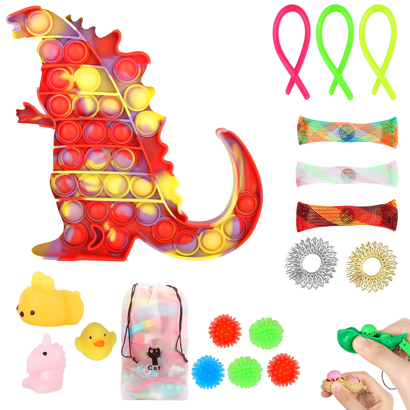 Big Size Fidget Toy Set Affordable Sensory Toy Package Fidget ...