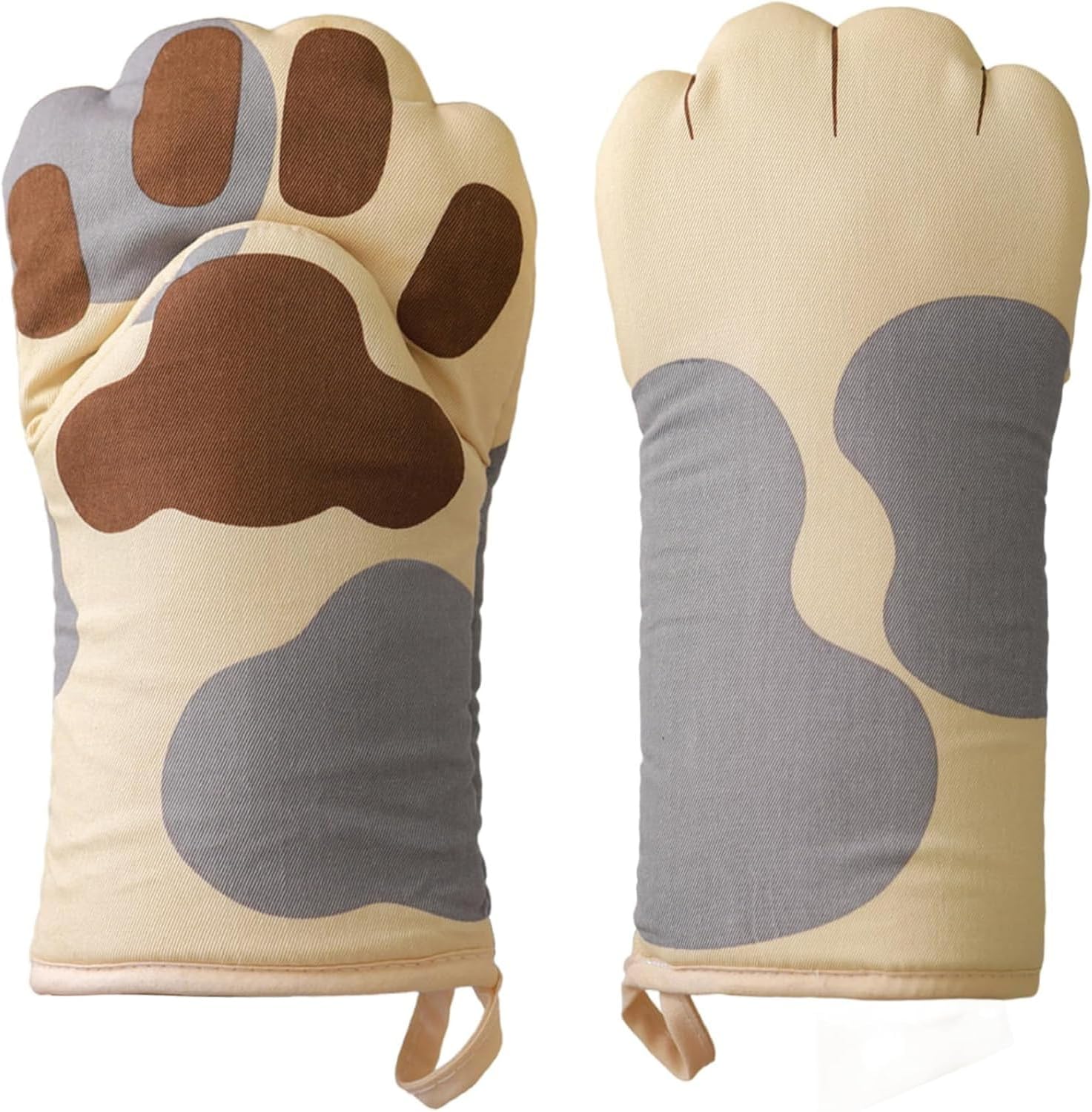 Amazon.com: 1 Pair Funny Oven Mitts, Cat Claw Mitts, Heat Resistant ...