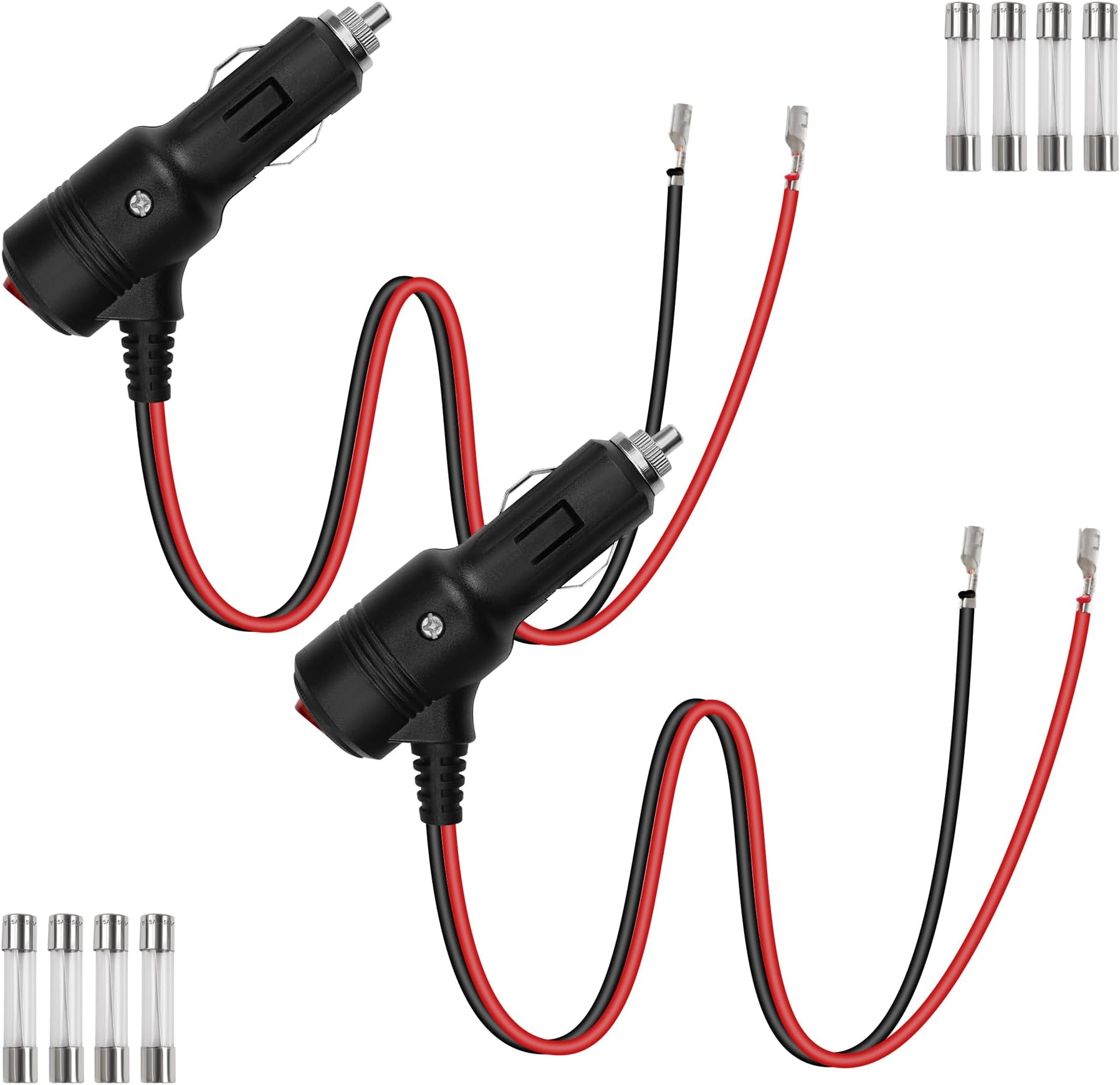 Amazon.com: JINKAIMING SAE Connector Pigtail 18AWG 2 Pin Quick ...