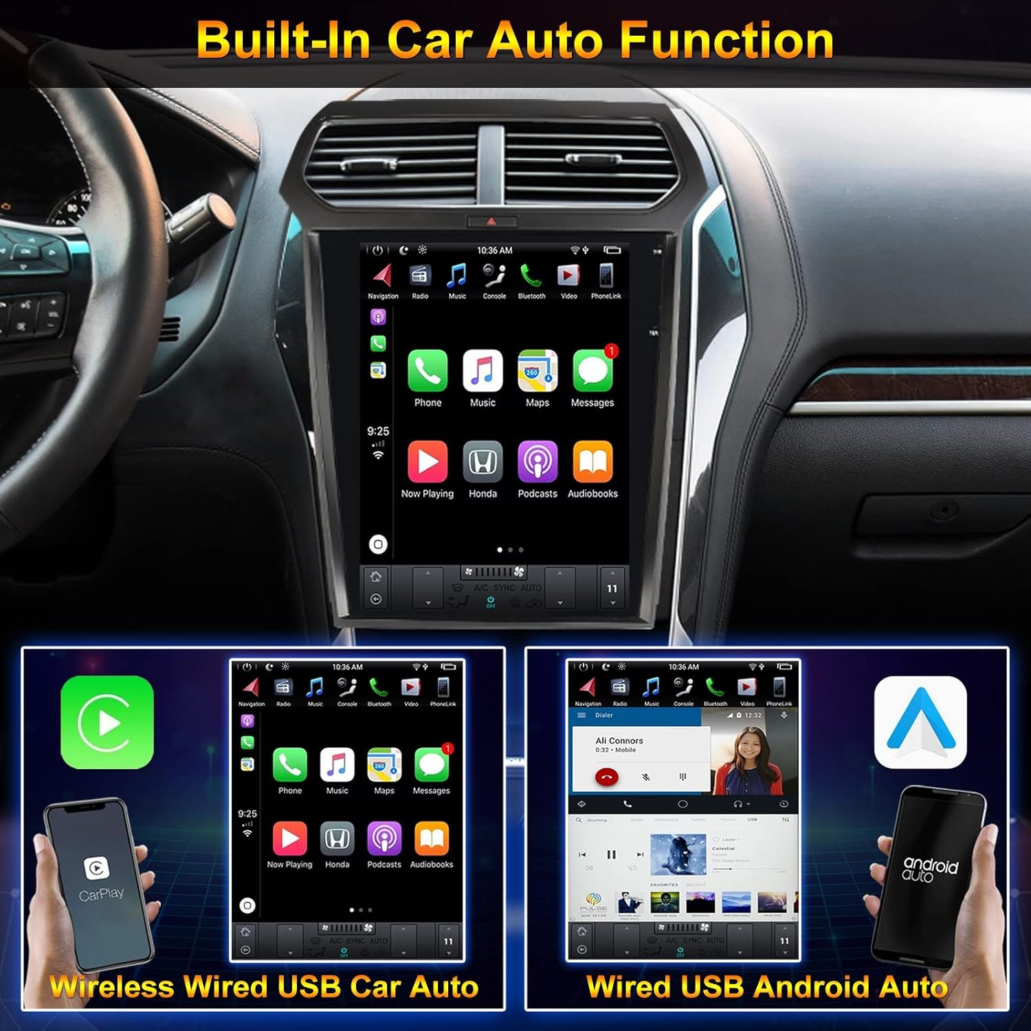 Buy Android Car Radio for Ford Explorer 2011-2019 Head Unit with ...