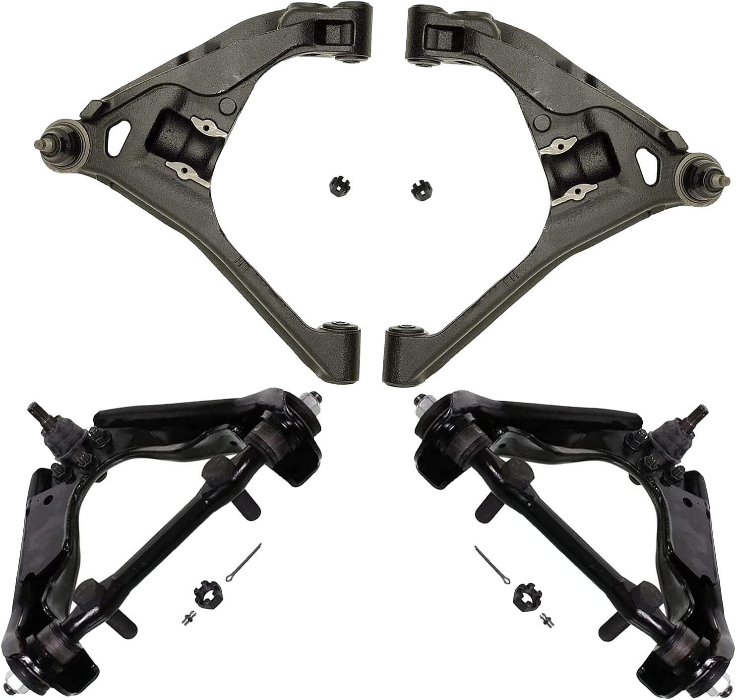 Amazon.com: Detroit Axle - 4WD Front Upper Control Arms for 2000-2004 ...