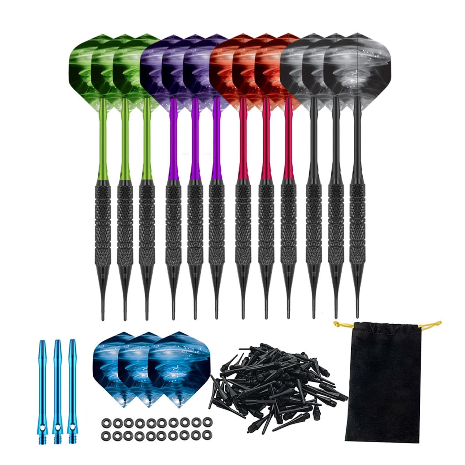 Amazon.com : GROOFOO Darts Plastic Tip - Professional Soft Tip Darts ...