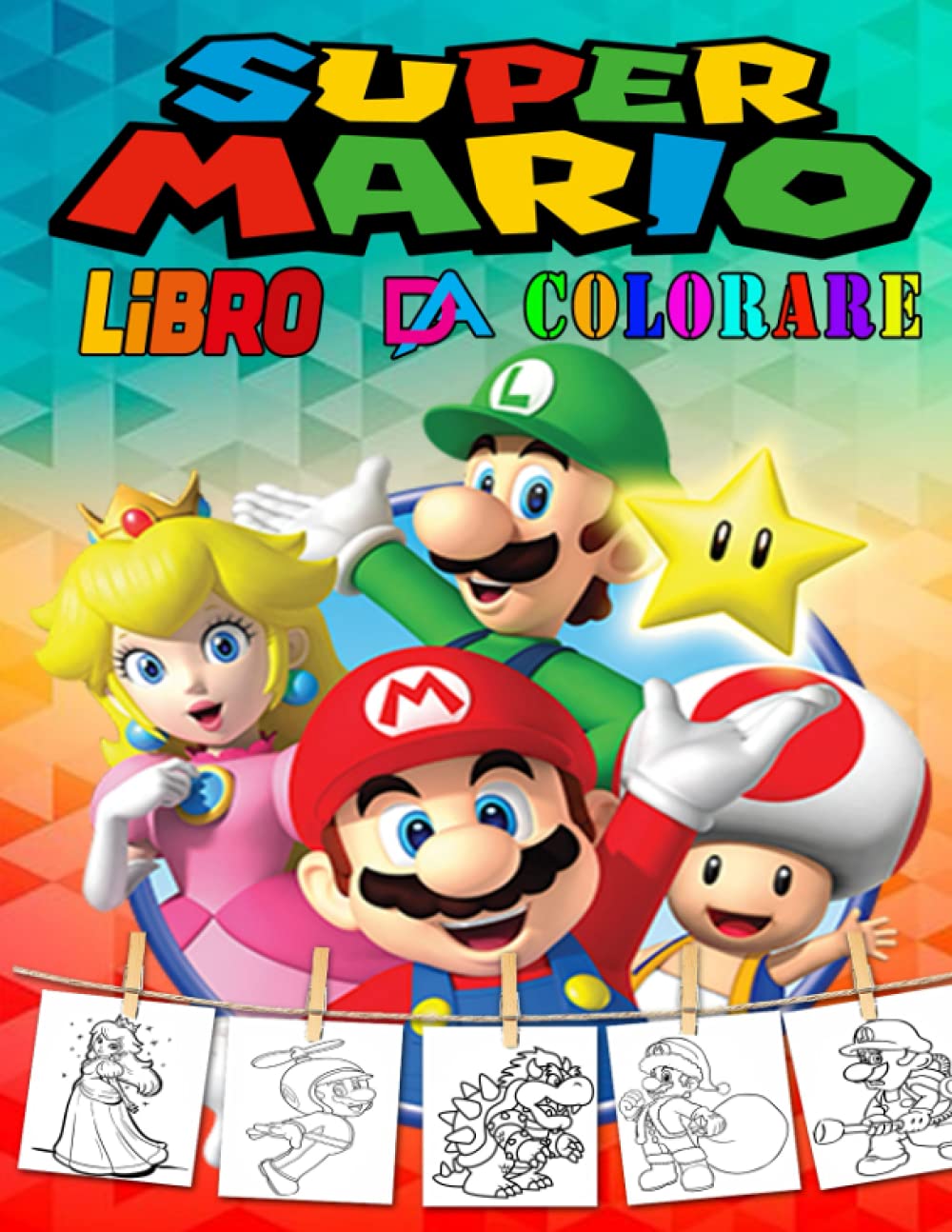 Super Mario Libro Da Colorare Grande Super Mario Bros Libro | Desertcart Antigua and Barbuda