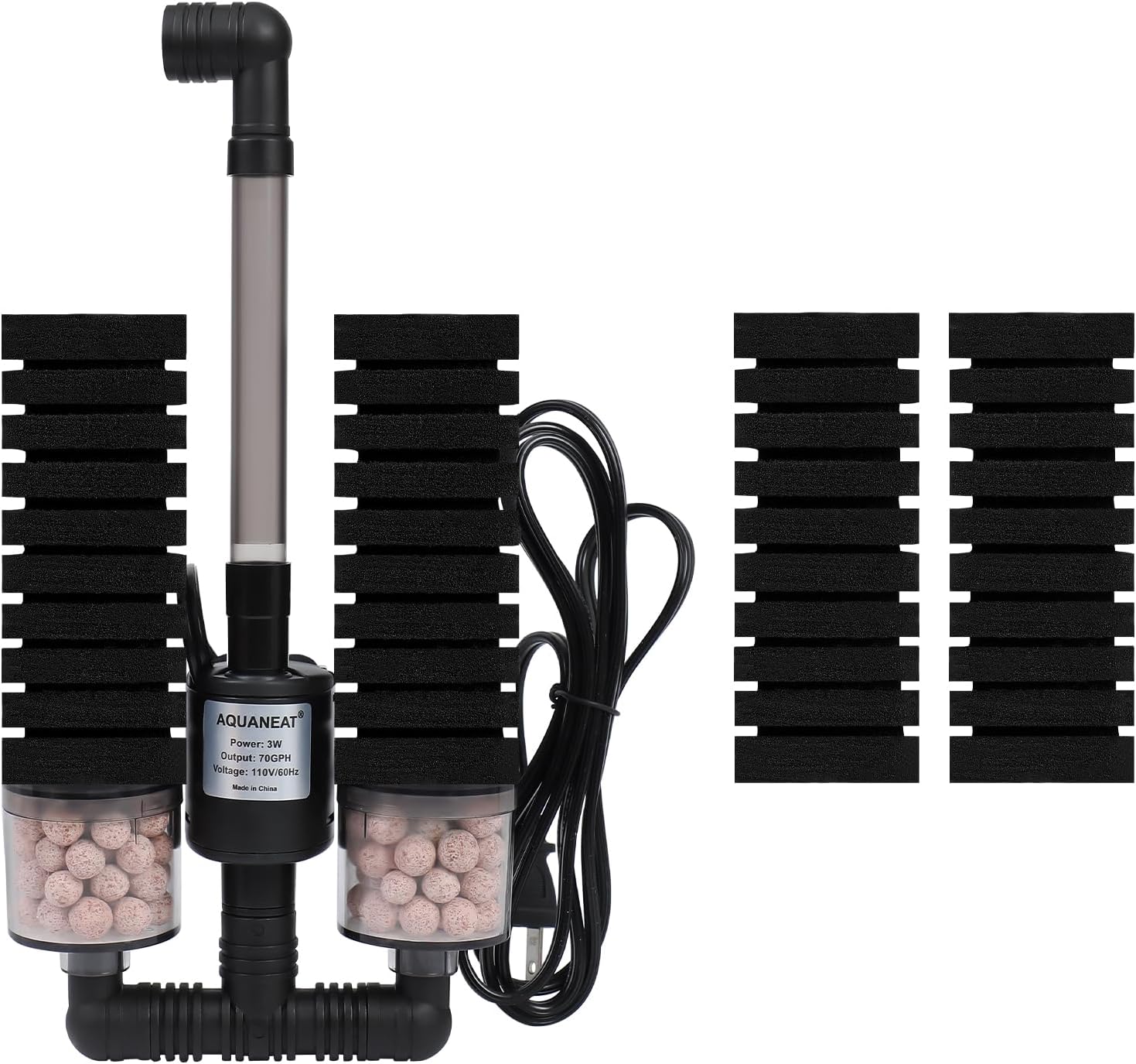 Amazon.com : AQUANEAT Electric Power Sponge Filter, Aquarium Sponge ...