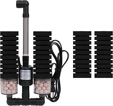 Amazon.com : AQUANEAT Electric Power Sponge Filter, Aquarium Sponge ...
