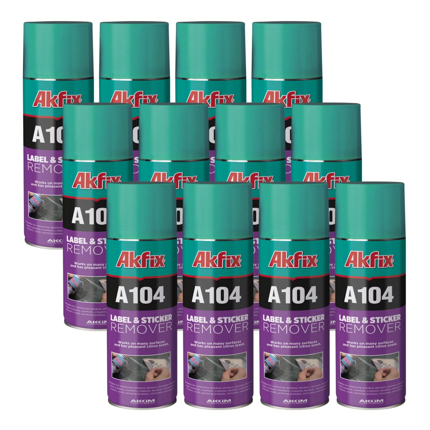 Amazon.com: Akfix A104 Sticker Remover Spray - Cleaning Labels on Wood ...
