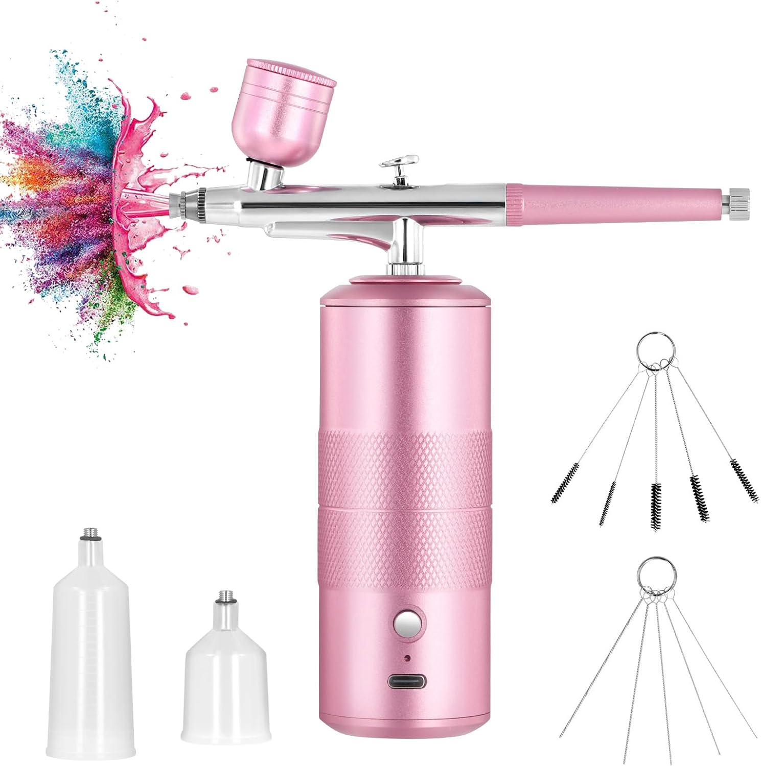 Evoloo Portable Airbrush kit,Cordless Handheld Air Brush,Model Spray ...