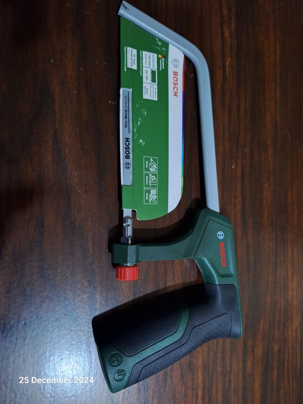 BOSCH 150mm Compact Hacksaw - Durable Steel Frame with Soft Grip for ...