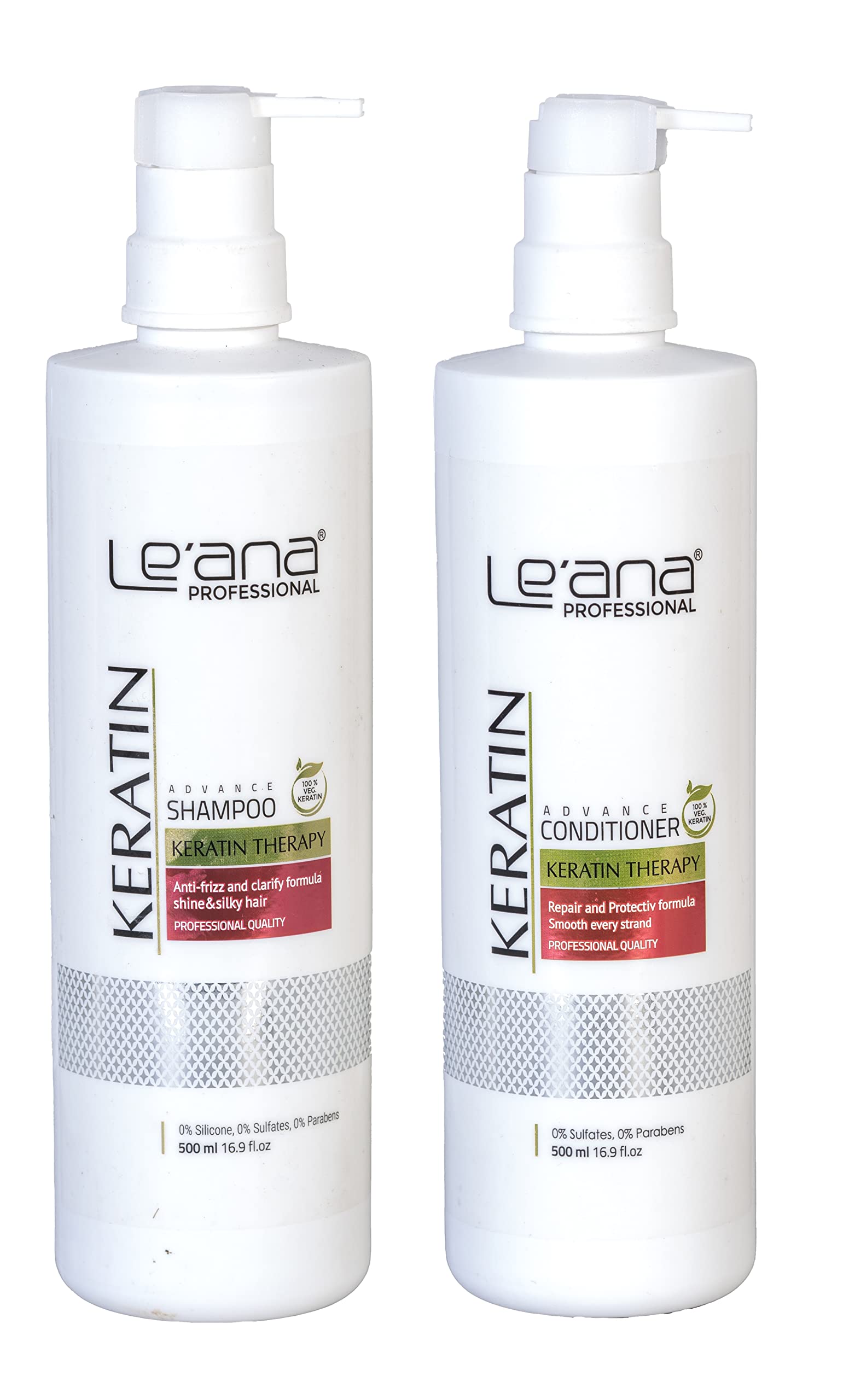 Leana Advance Therapy Shampoo And Conditioner Anti Frizz And Clarify ...