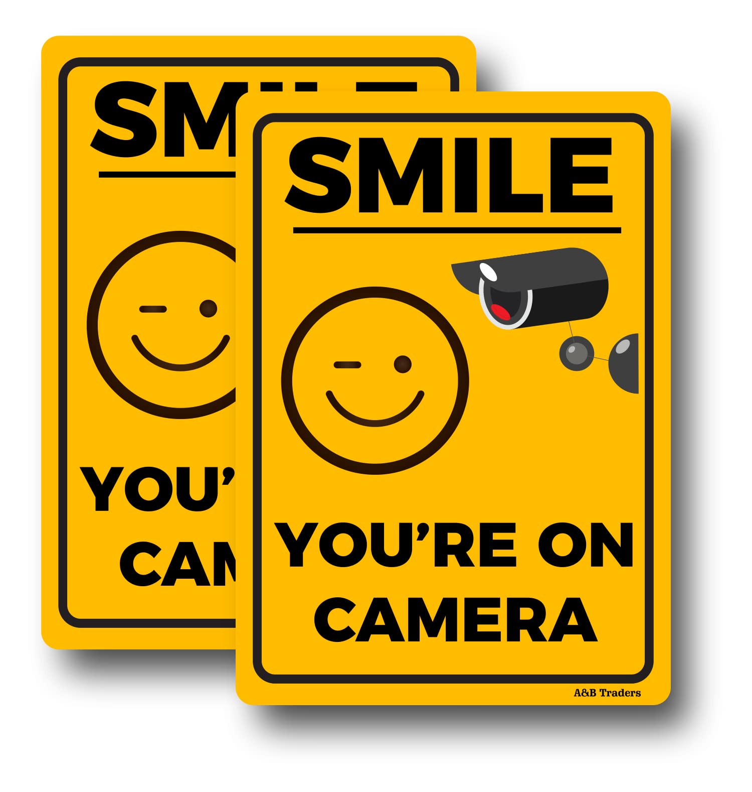 Buy A&B Traders Video Surveillance Sign - 8" Warning Signs For Property ...