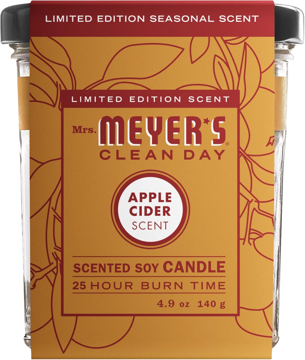 Amazon.com: MRS. MEYER'S CLEAN DAY Soy Aromatherapy Candle, 35 Hour ...