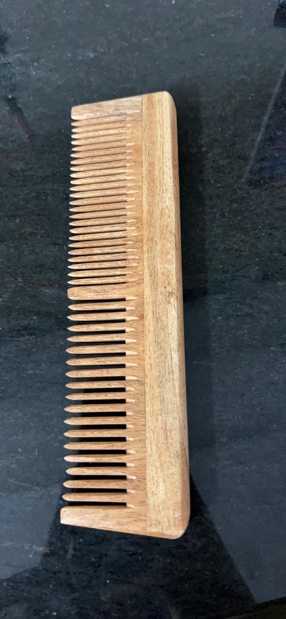 Buy The Legend Organic Pure Neem Wood Comb, Brown Online at Low Prices ...