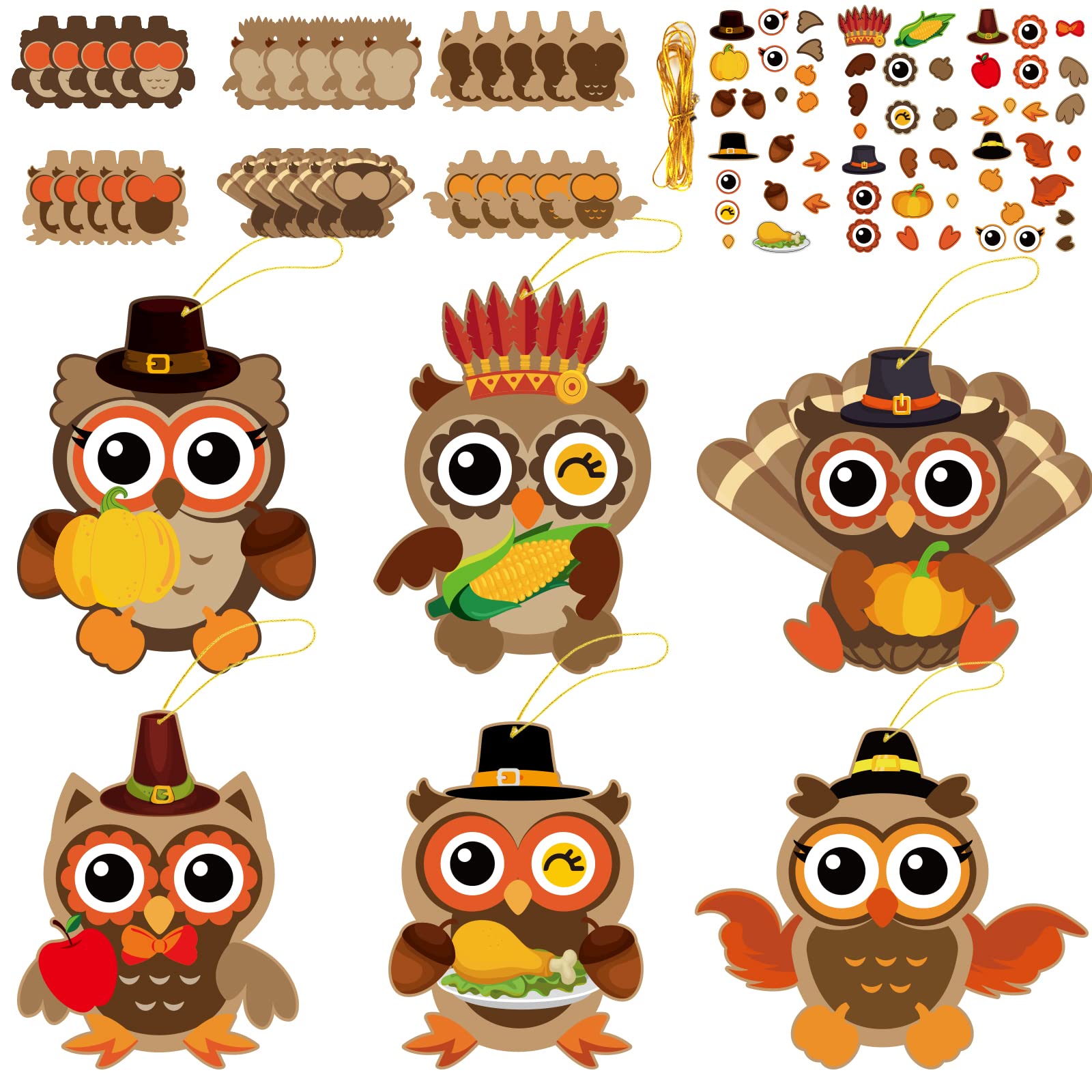 Thanksgiving Owl Clip Art