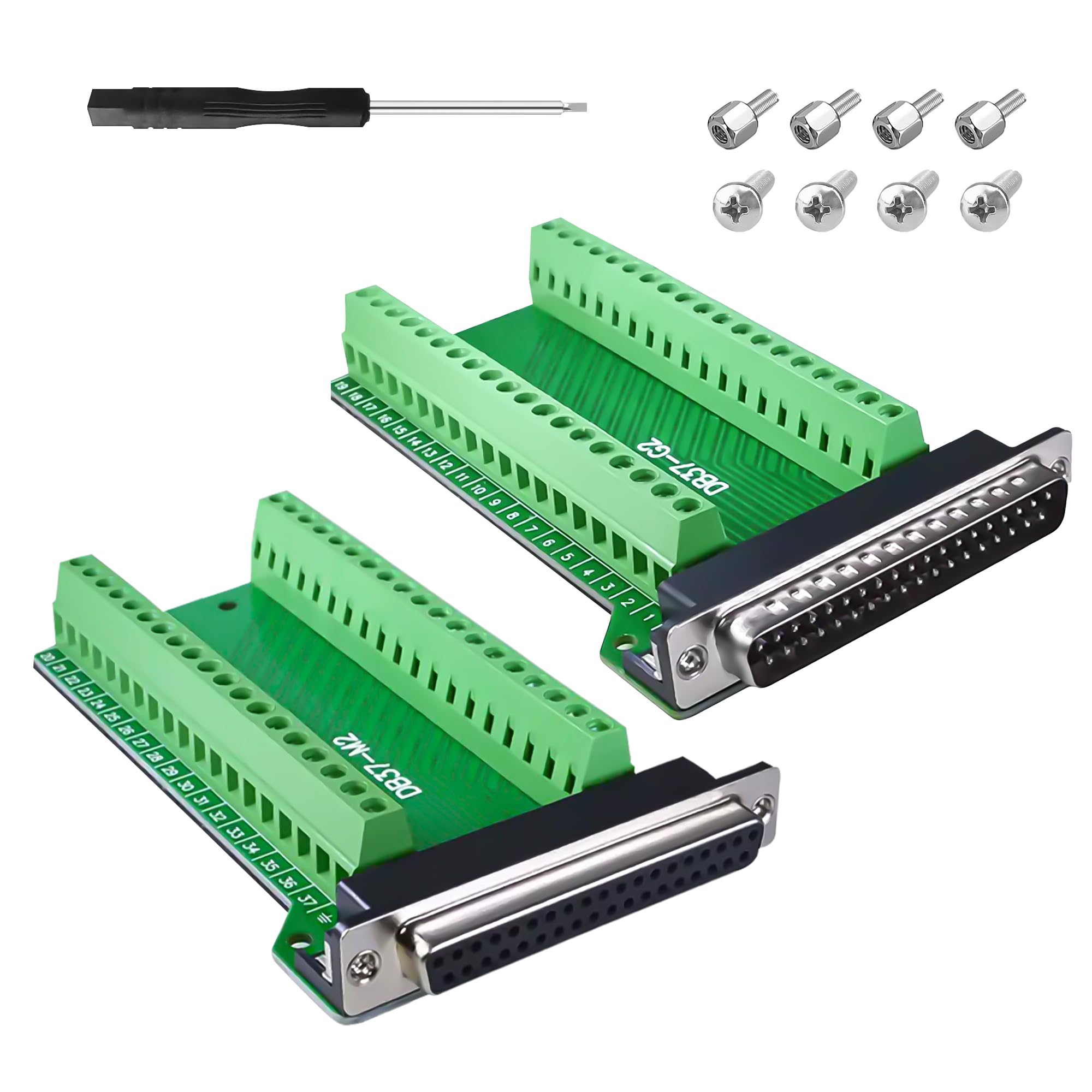 YIMATEECO DB37 Breakout Board, DB37 Adapter D-USB Serial to 37Pin ...