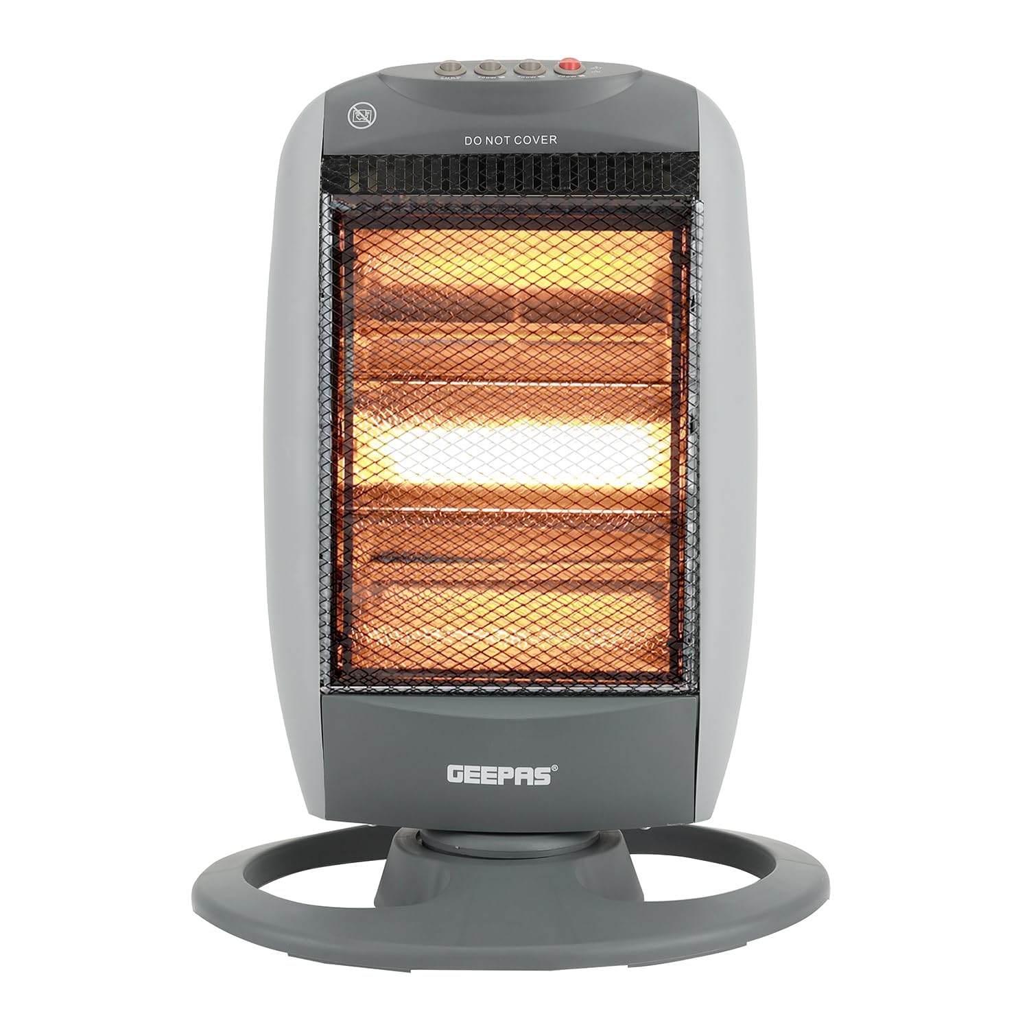 Geepas 1200W Halogen Heater | Instant Heating Energy Efficient Heater ...