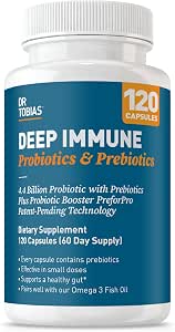 Amazon.com: Dr. Tobias Deep Immune Probiotics & Prebiotics - Dual ...
