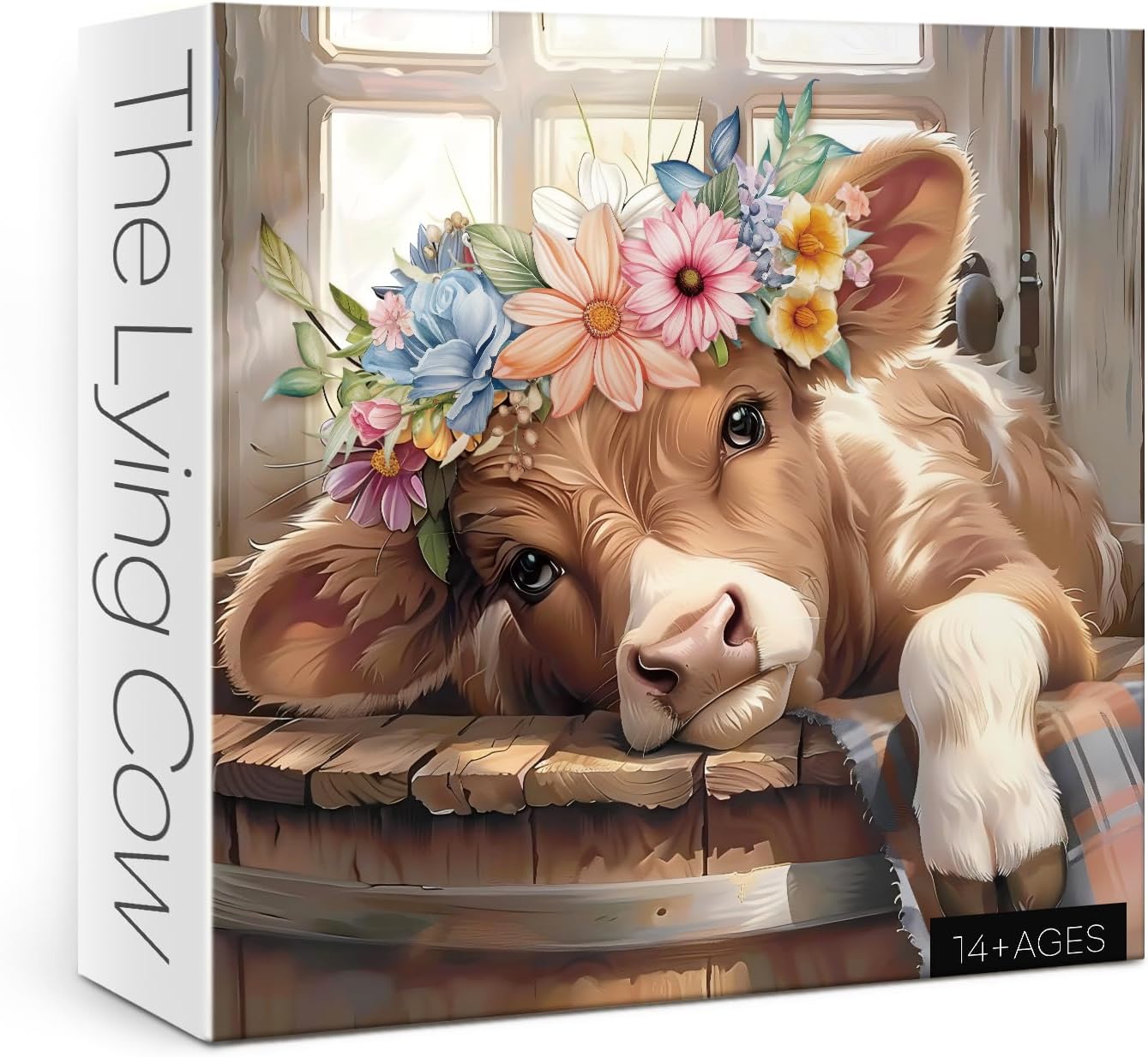 Amazon.com: Cute Highland Cow Puzzles for Adults 1000 Pieces, Art ...