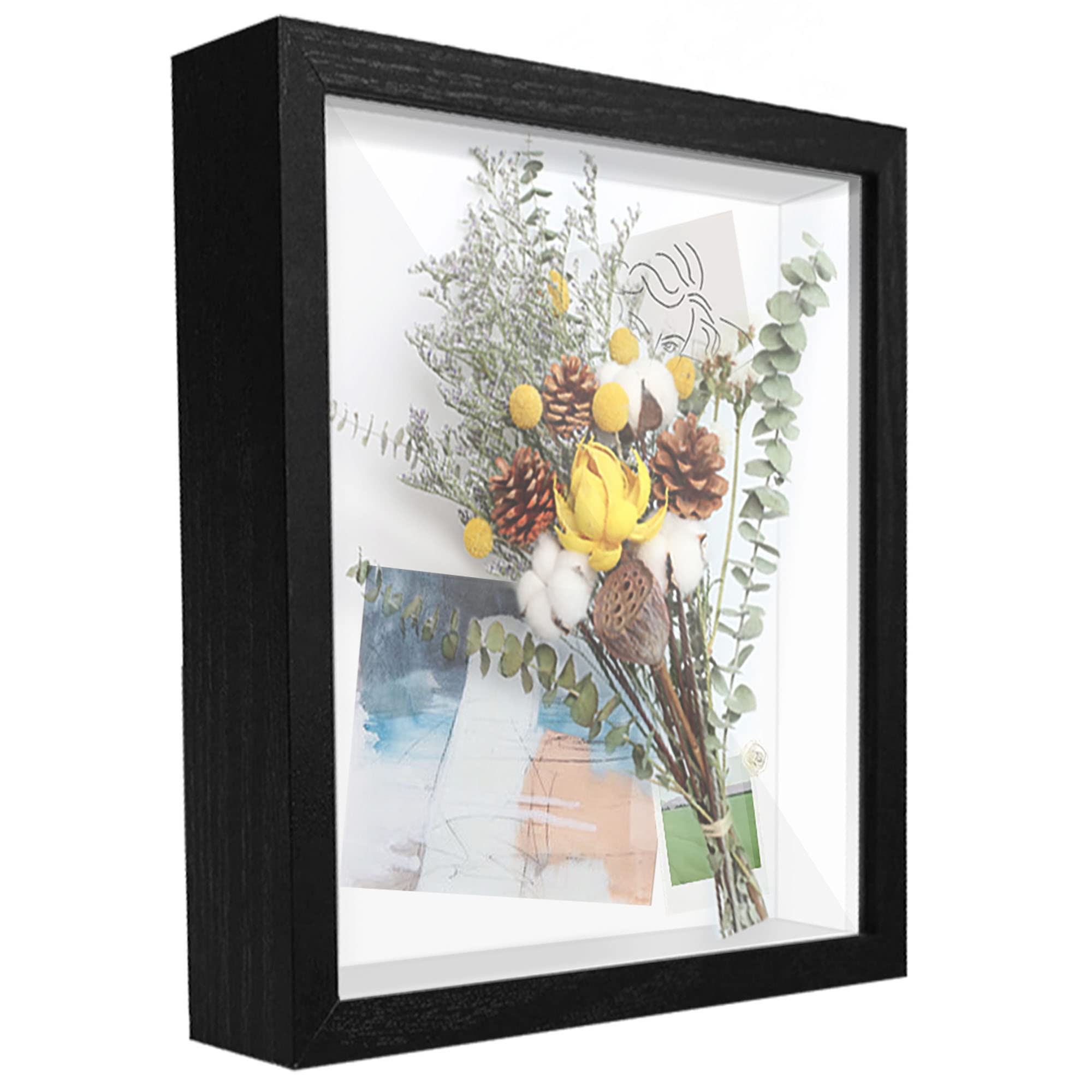 TouYinger 11x14 Shadow Box Frame Display Case with Letter Stickers, 3D ...