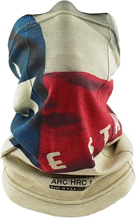 BENCHMARK FR Flame Resistant Face Mask Neck Gaiter - CAT1 (Texas Flag ...