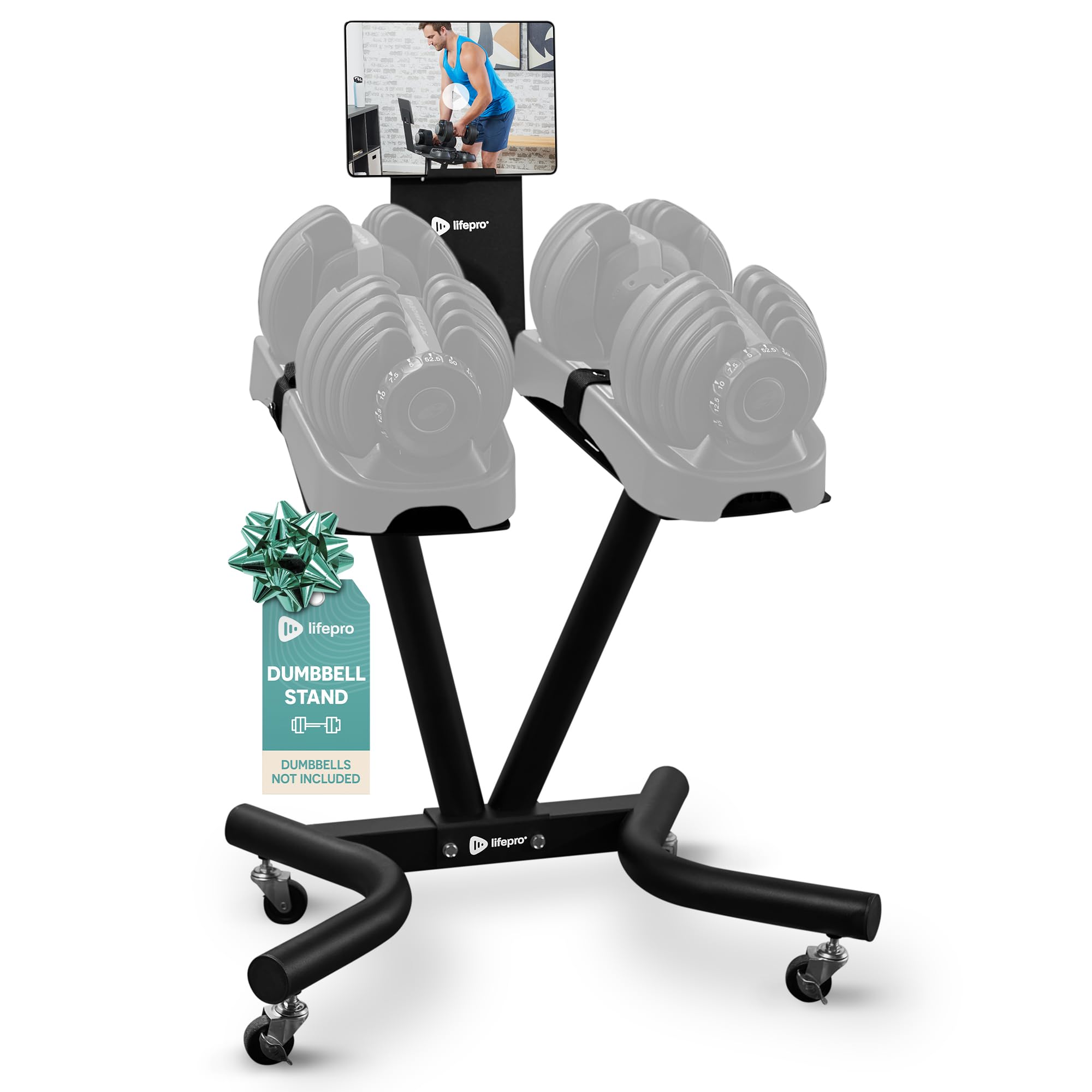 Snapklik.com : Lifepro Adjustable Dumbbell Stand For PowerFlow Pro ...