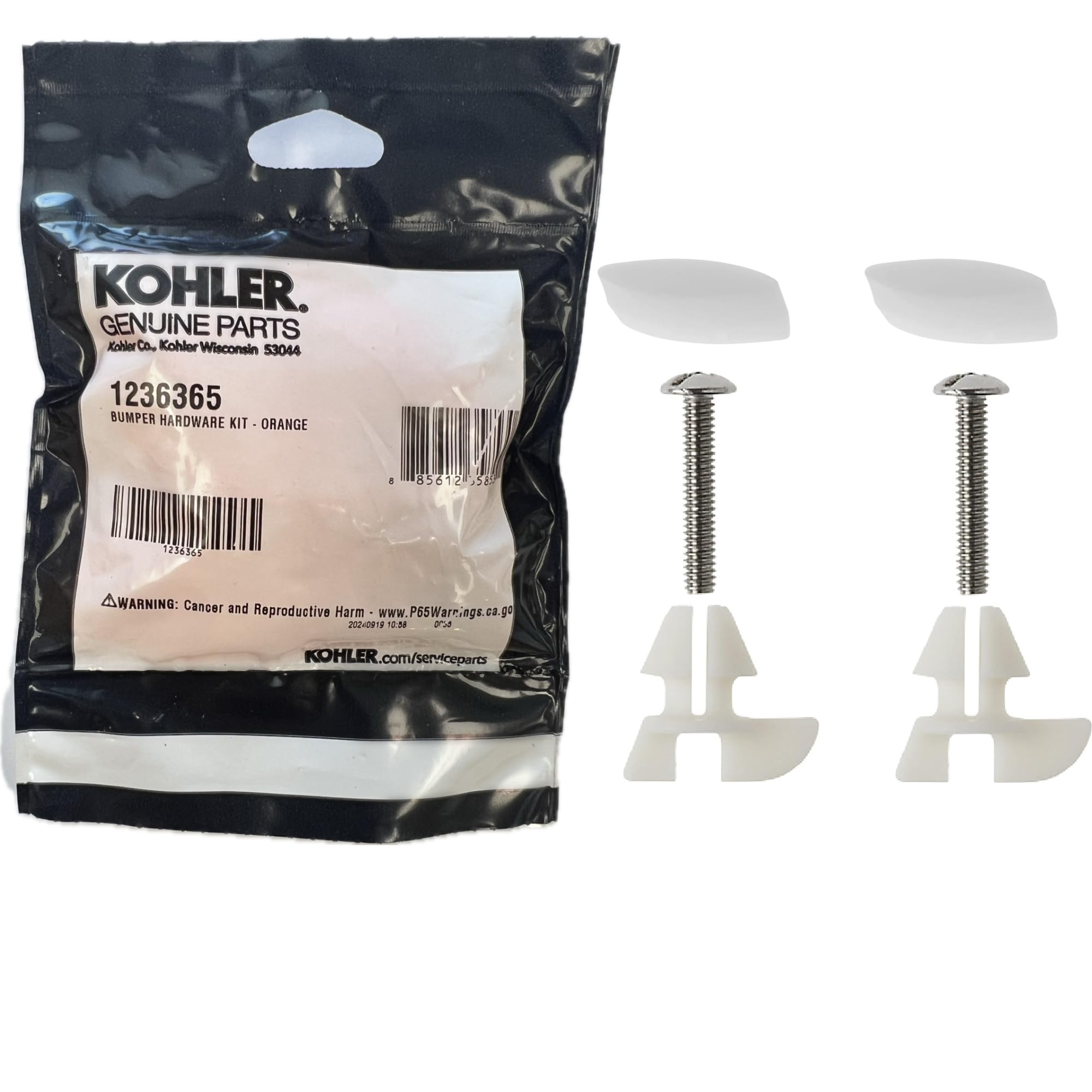 KOHLER GENUINE PART 1236365 BUMPER HARDWARE KIT - Amazon.com