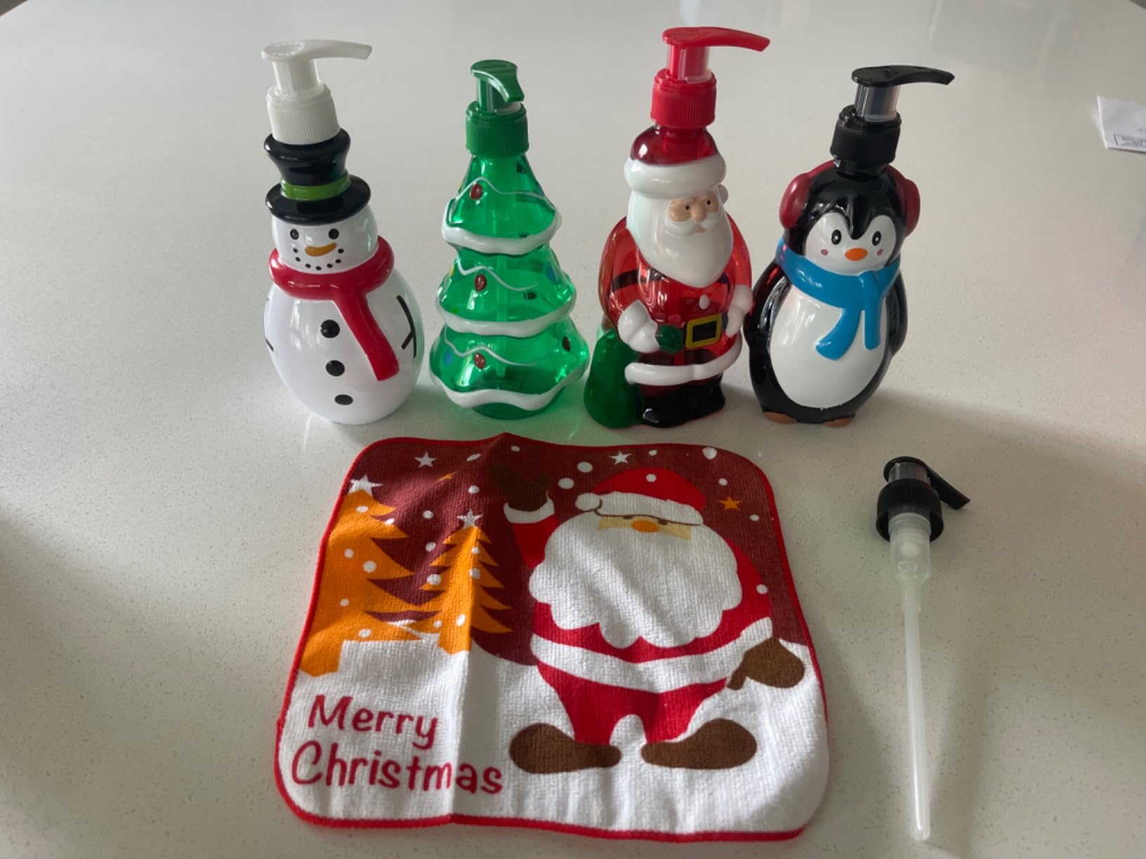 Amazon.com: Christmas Theme Dispenser Soap Dispenser, Christmas ...
