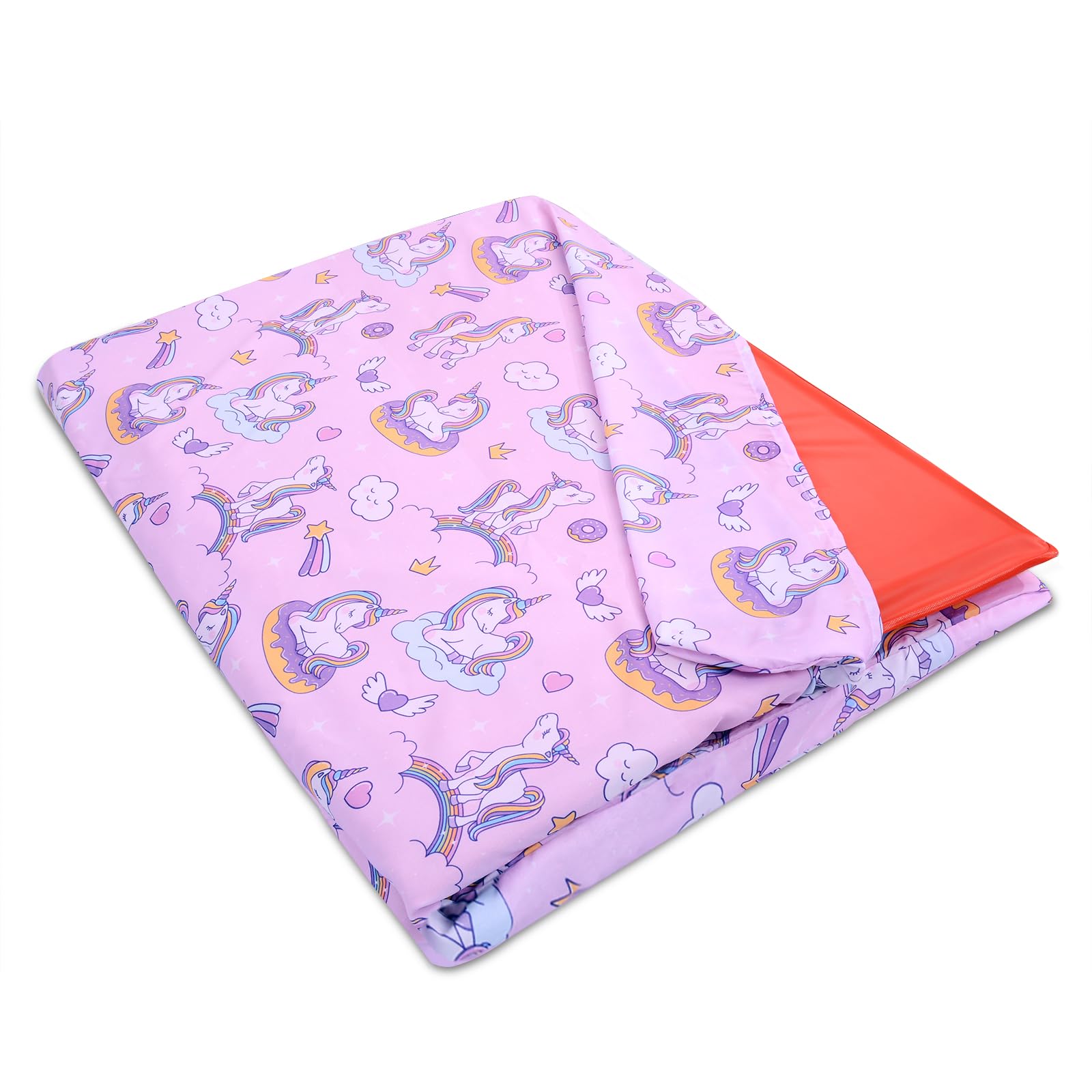 Amazon.com: Suyfhdc Kids Nap Mat Cover for Girls, 50" x 26.5" Sewn-in ...