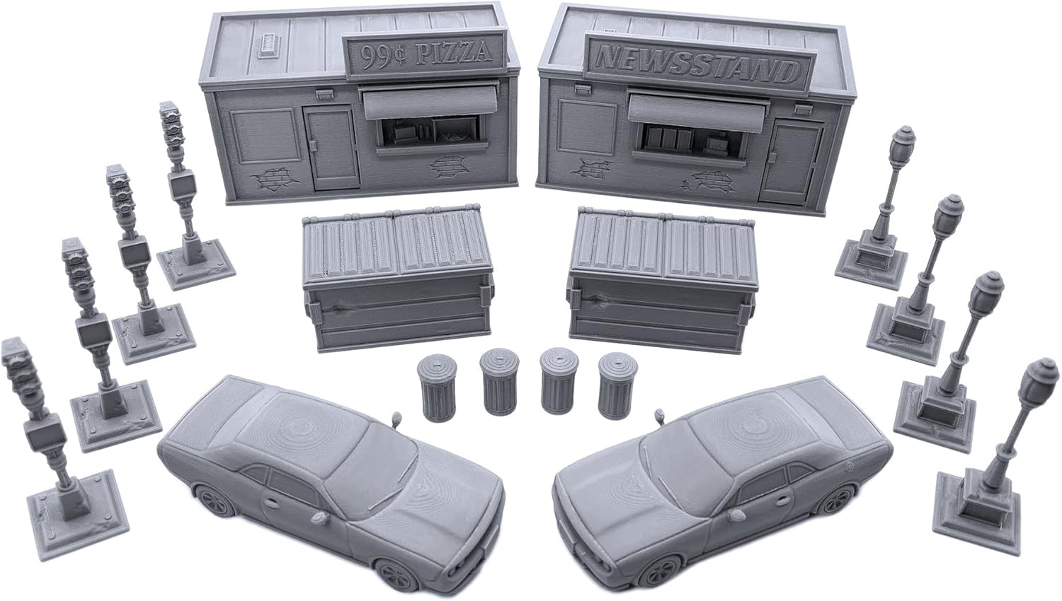 Amazon.com: EnderToys Metro City Set, 3D Printed Tabletop RPG Scenery ...