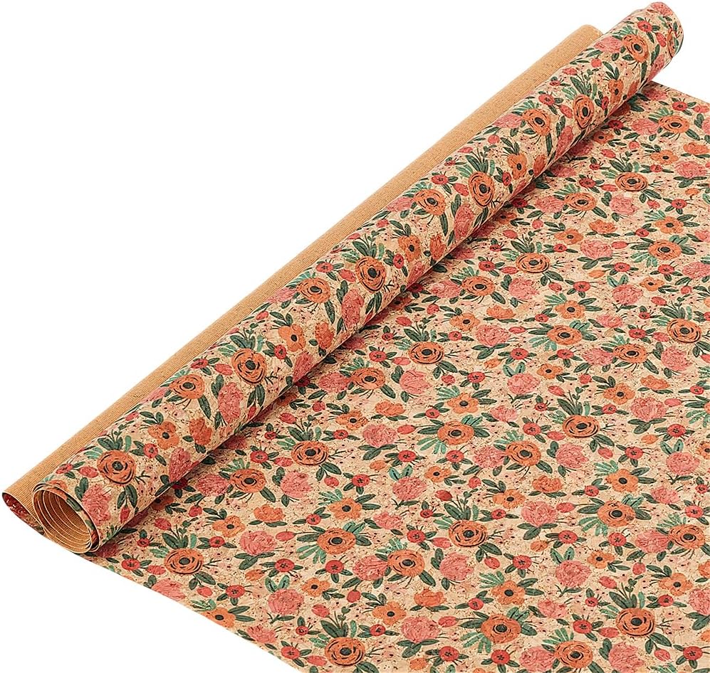 Amazon.com: PH PandaHall Cork Fabric 53x19.7 Flower Pattern Soft Cork ...