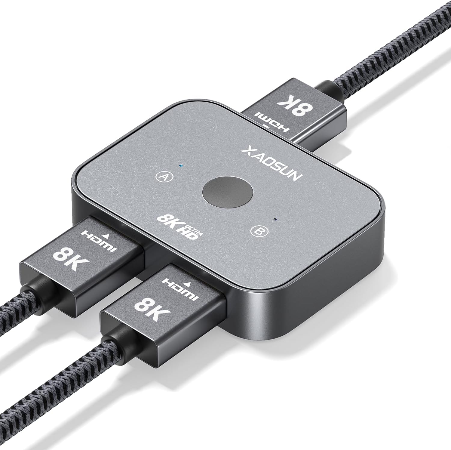 Amazon.com: HDMI 2.1 Switch 8K@60Hz, XAOSUN 8K HDMI Splitter Bi ...