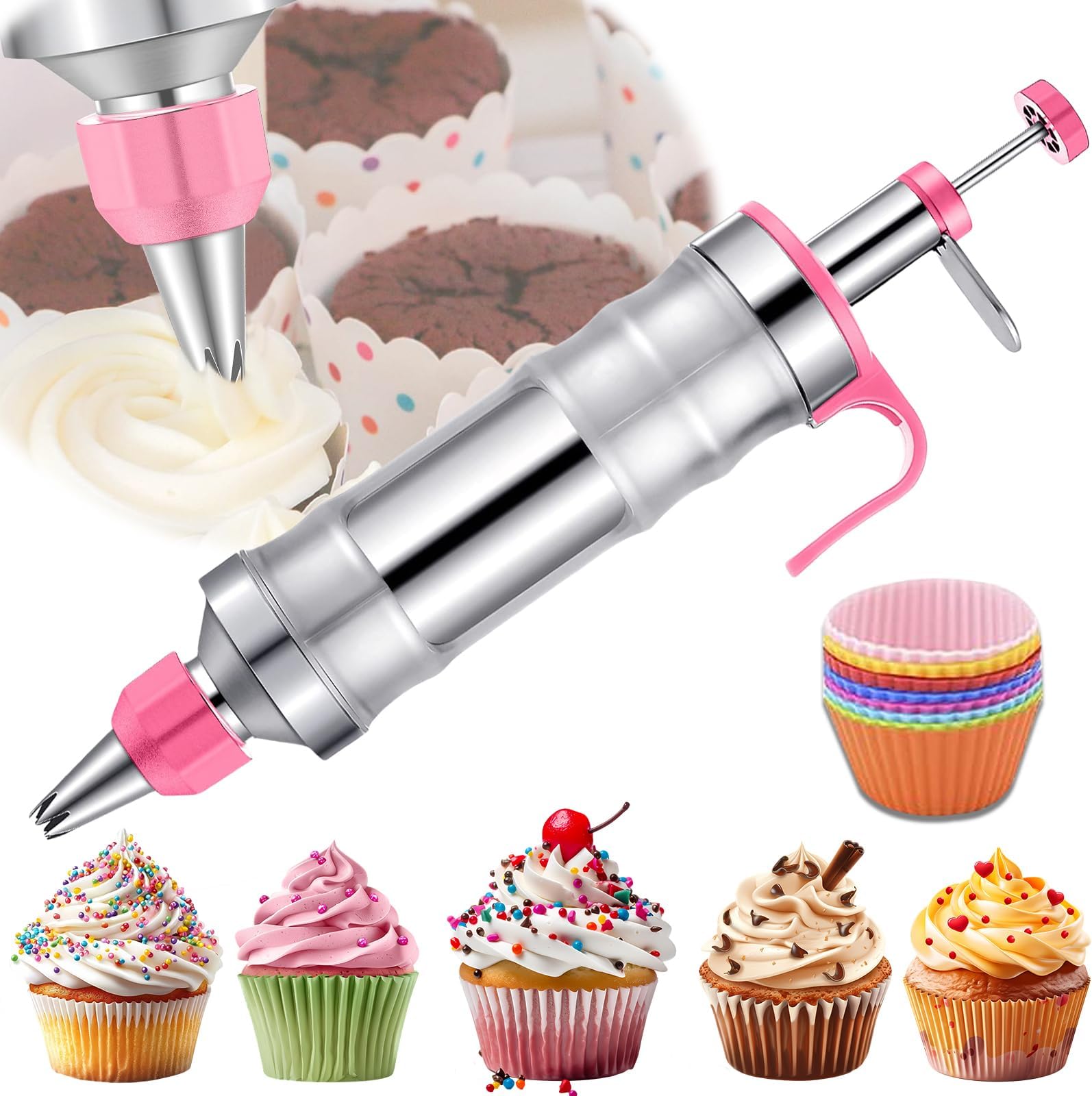 Amazon.com: MARTINARKAS Cake Decorating Kit, 159 Baking Supplies, Icing ...