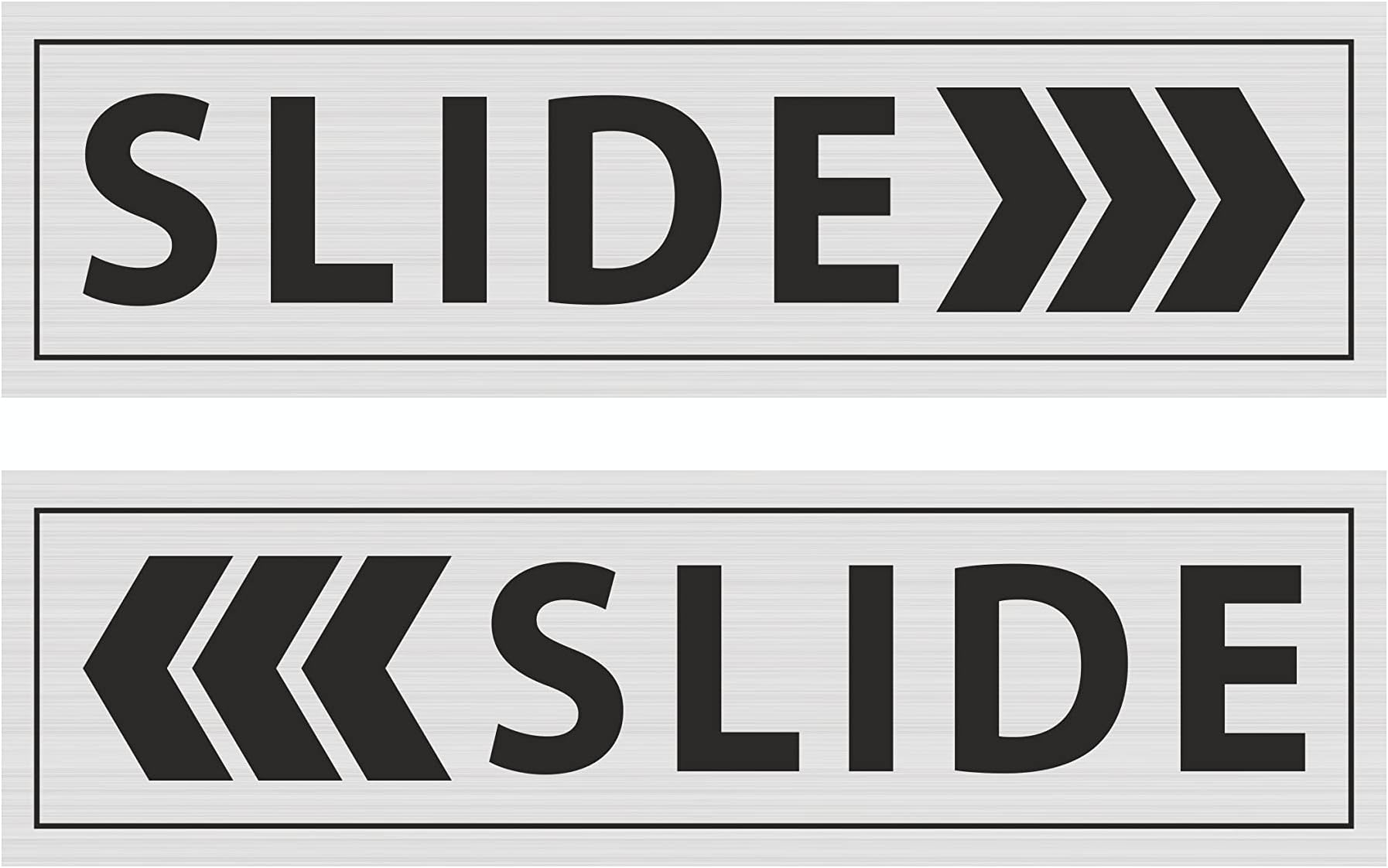 Anne Print Solutions® Slide Steel Self Adhesive Metal Signage Safety ...