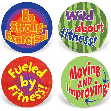Amazon.com : Active Kids MyPlate Stickers | 200 Incentives and Rewards ...