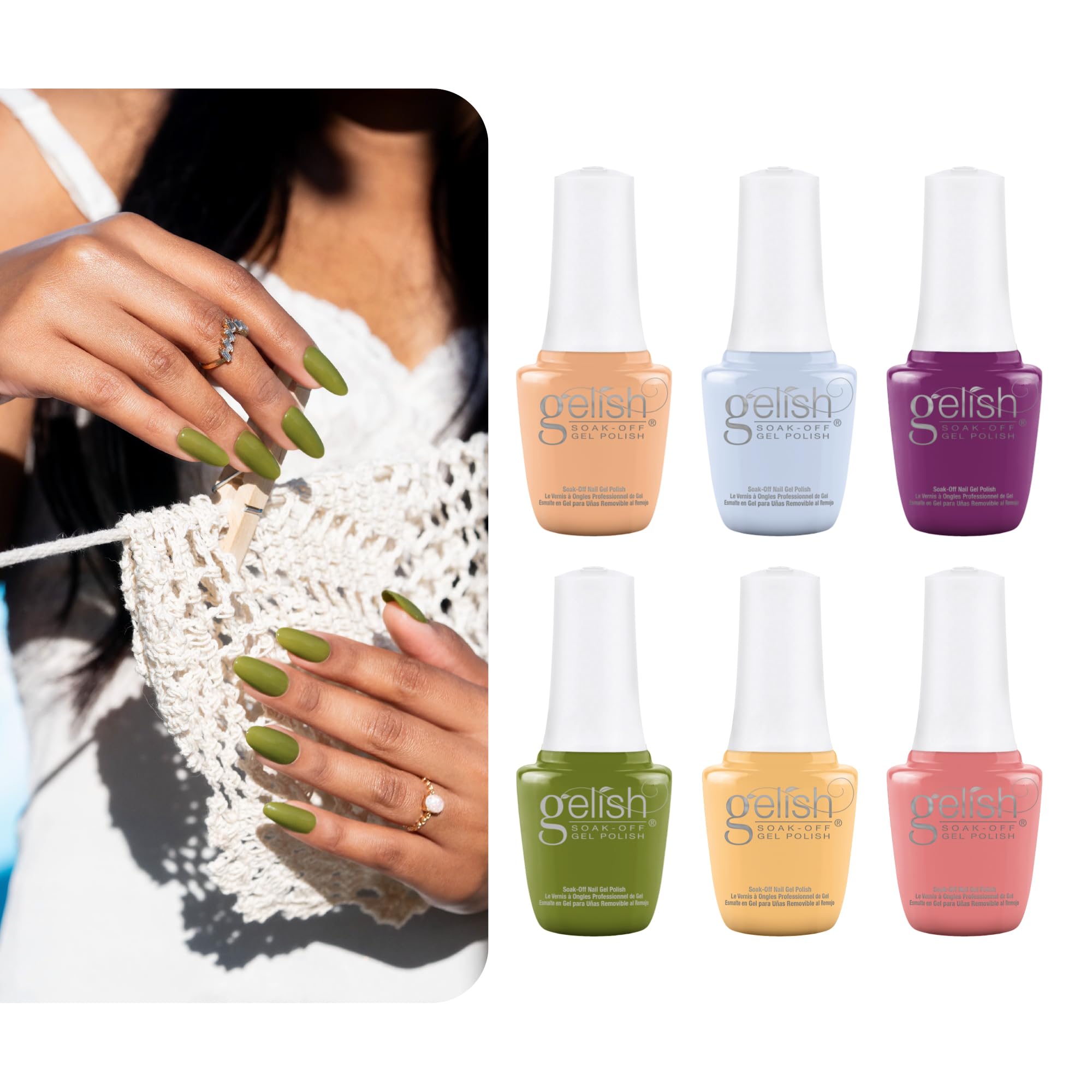Amazon.com: Gelish Mini Spring Lace Is More Value Packs (6 Pack ...