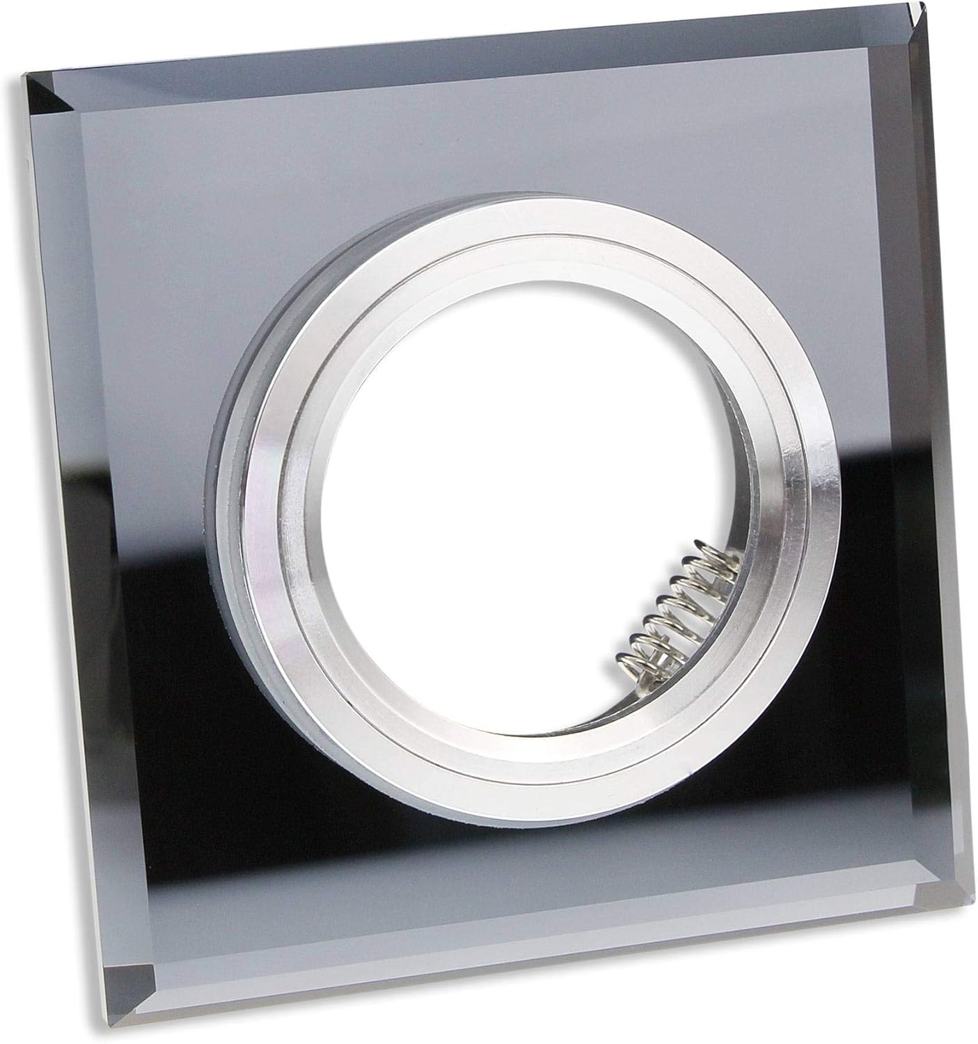 recessed Spotlight Frame Black - Angular in Glass Flat - mounting Frame ...