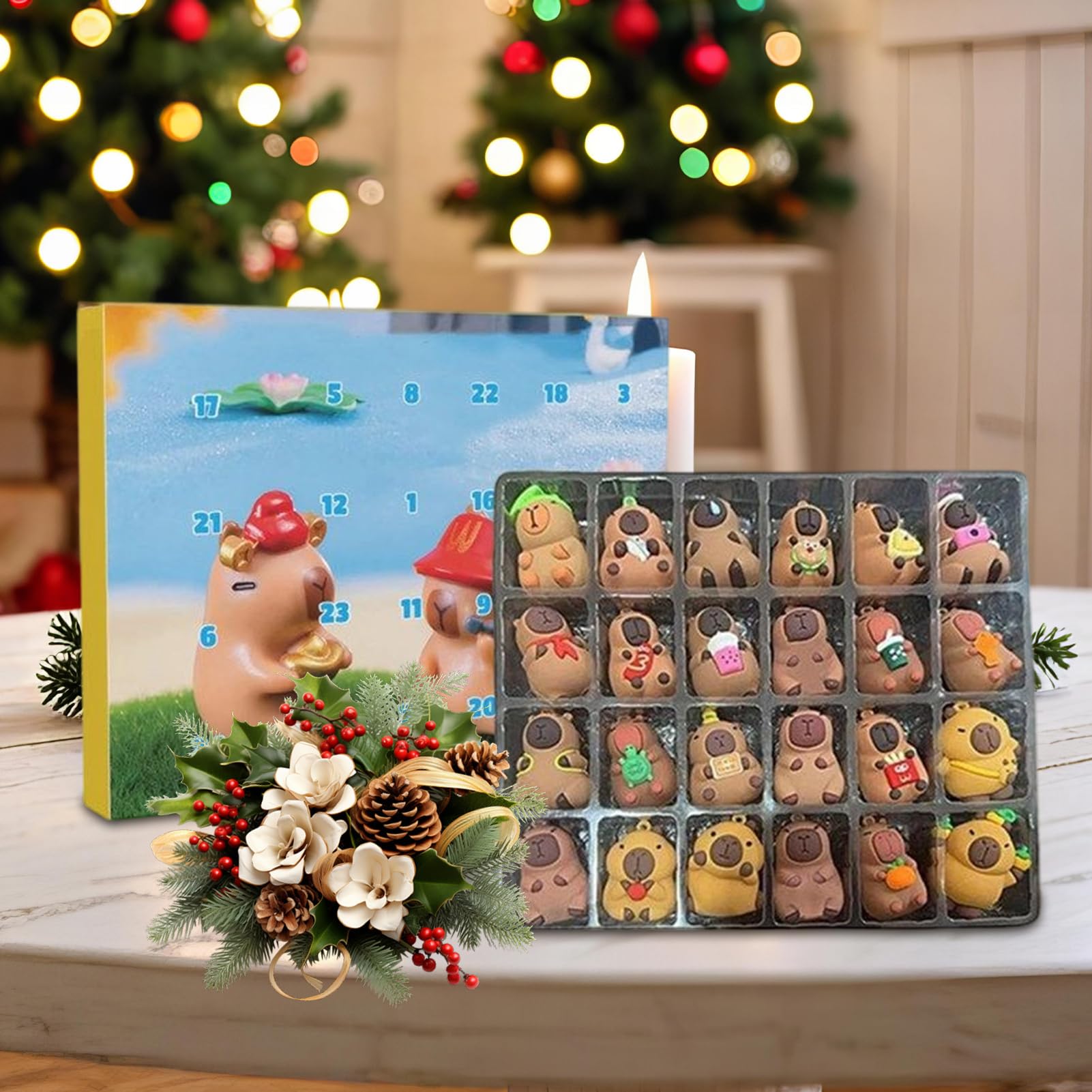 Needoh Advent Calendar Capybara Advent Calendars 2025, 24 Day Capybara ...