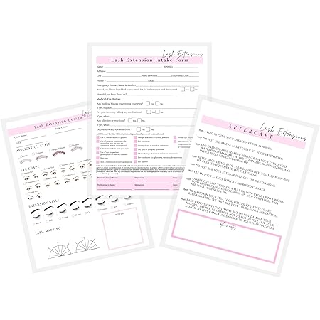 Amazon.com: BELLEMORY Lash Mapping Chart - Eyelash Extension Beginner ...