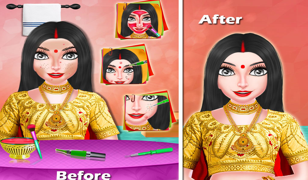 Indian Bhabhi Makeup Salon Game - App on Amazon Appstore