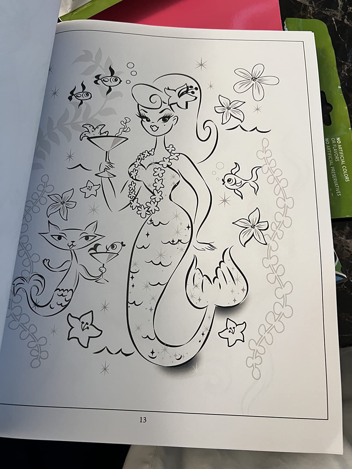 Amazon.com: Miss Fluff's Magical Mermaids Coloring Book: 9798884059566 ...