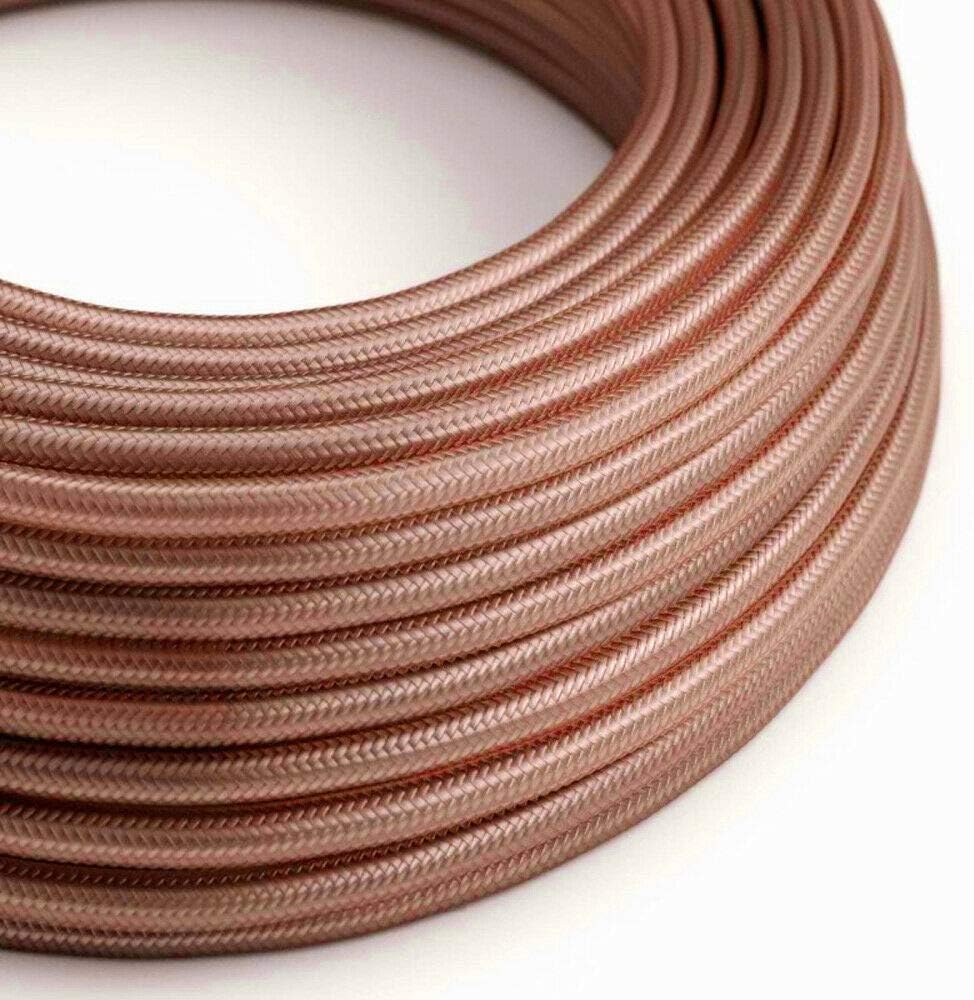 Vintage Braided Cable 10 Meters, 3 core Antique Round Lighting Cable ...