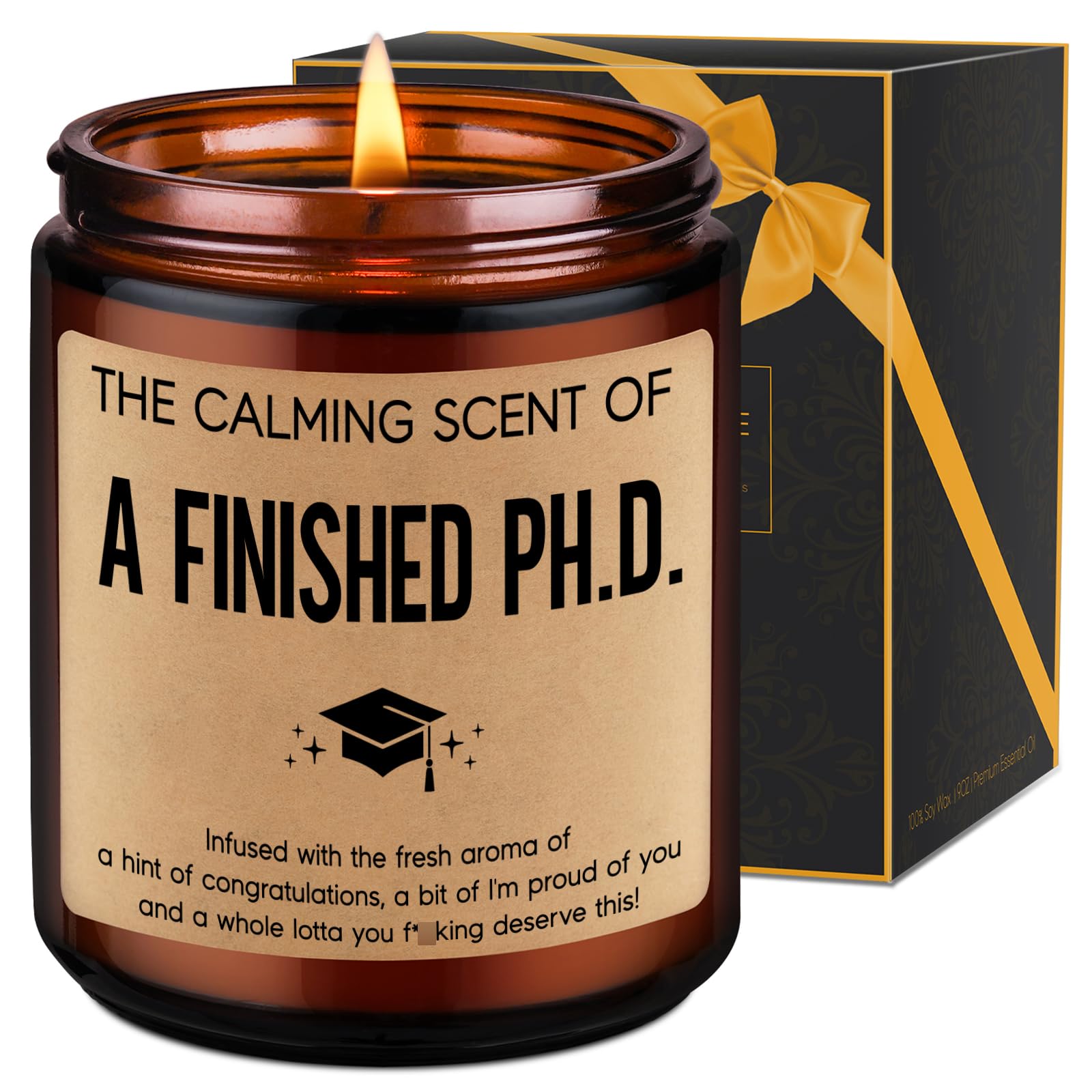 Amazon.com: LEADO Graduation Candle - PhD Graduation Gifts, Doctorate ...