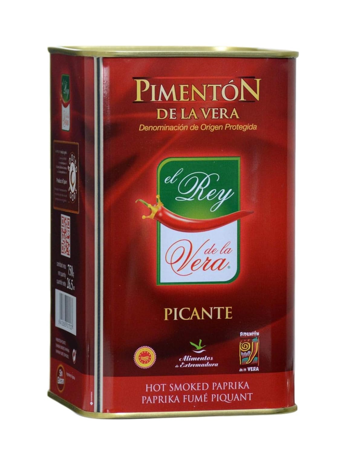 Amazon.com : Spicy Hot Smoked Paprika (Pimenton) from Spain 750g ...