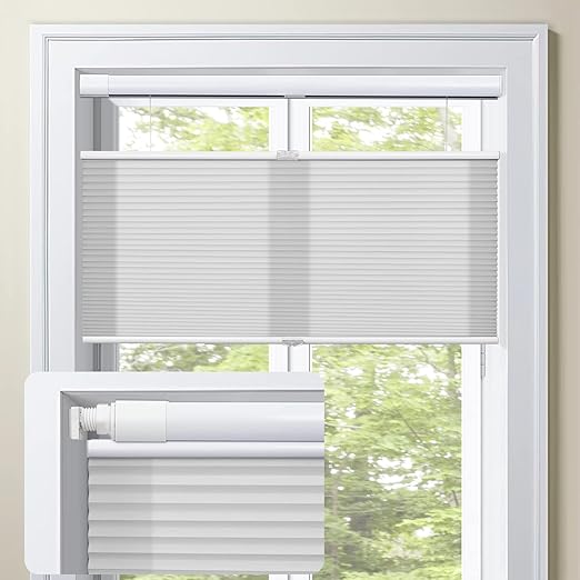 Amazon.com: MiLin Top Down Bottom Up Cordless Cellular Shades No Tools ...