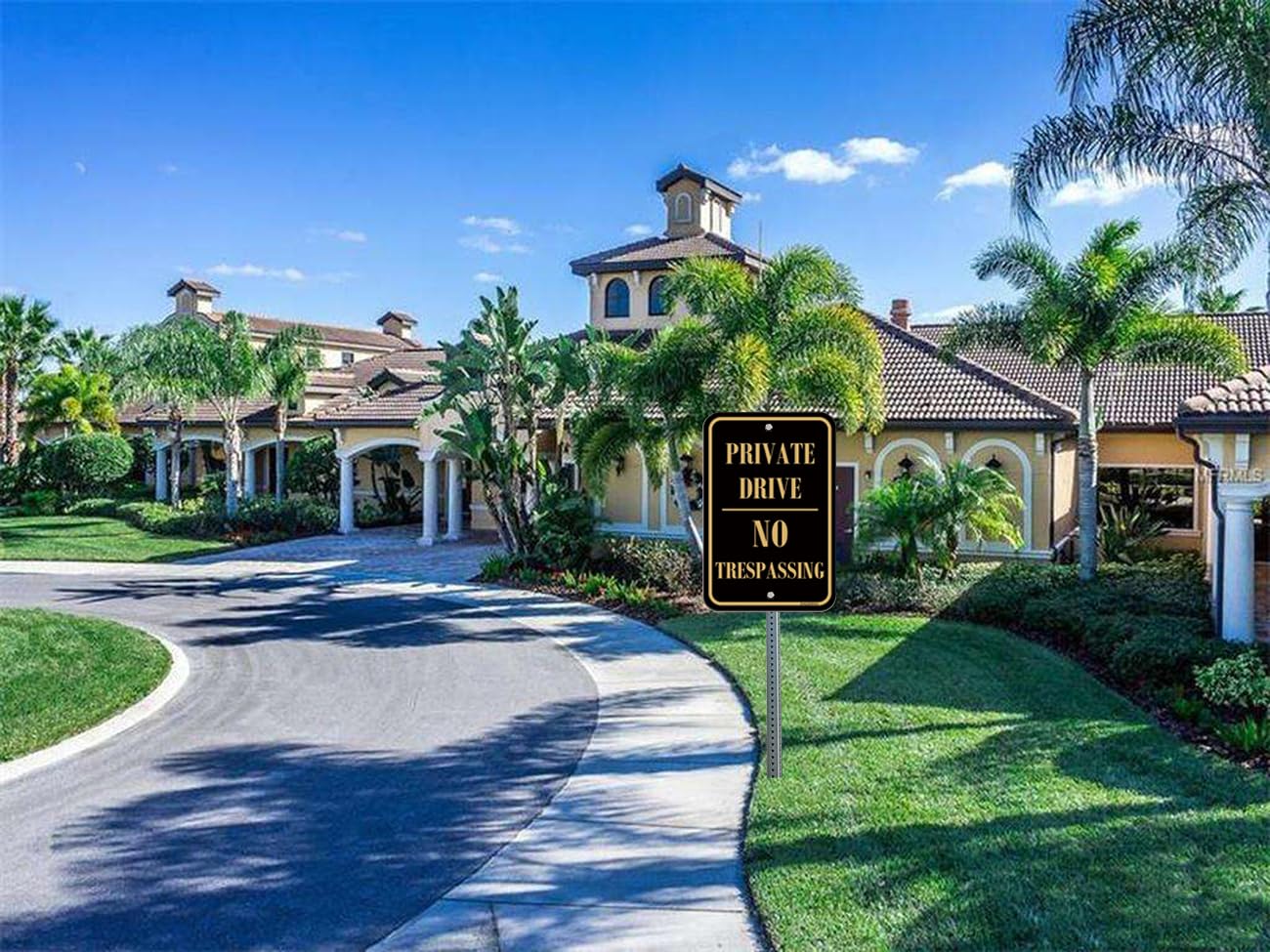 Snapklik.com : Private Drive No Trespassing Signs 4 Pack 12 X 18 Inches ...