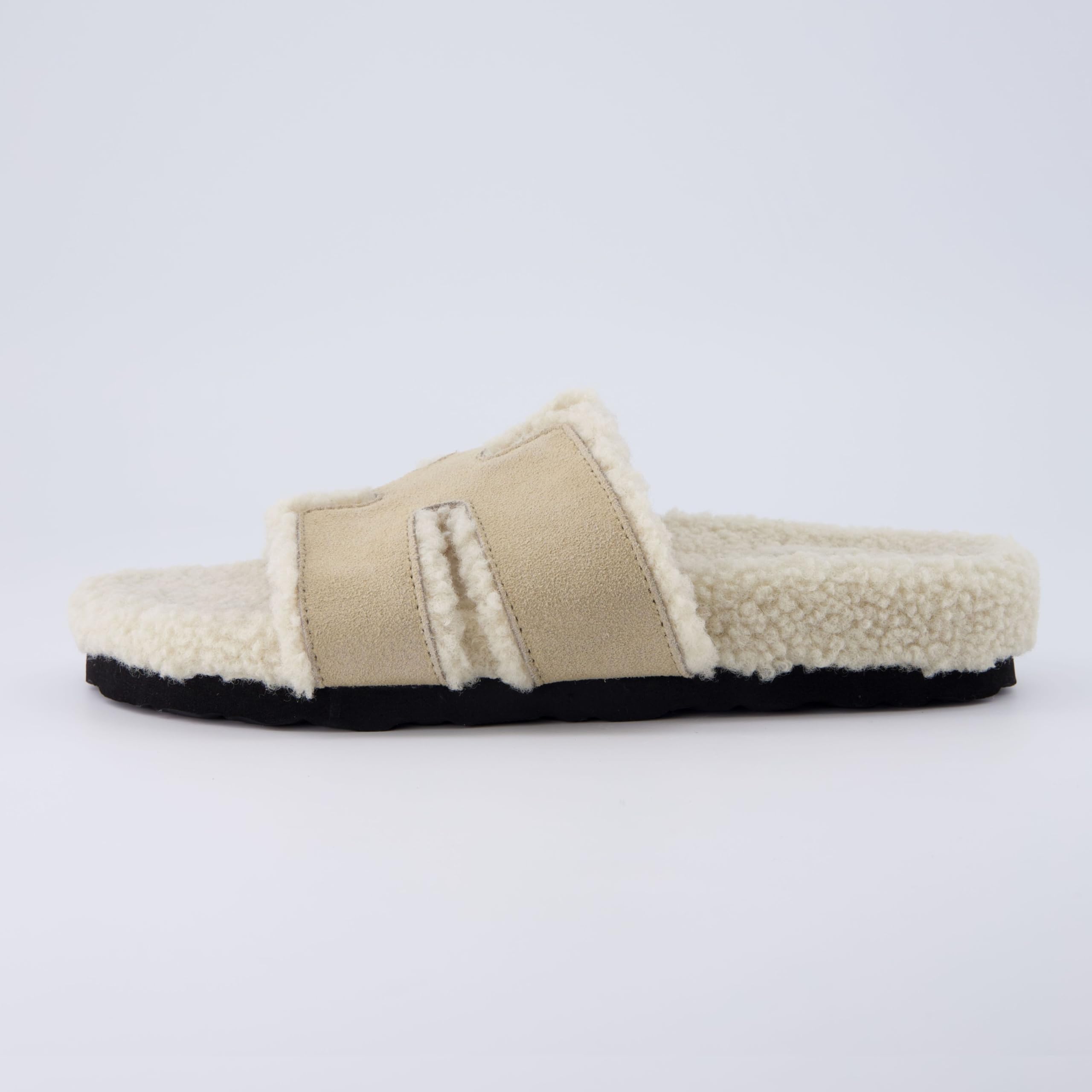 Snapklik.com : CUSHIONAIRE Cuddle Fur Slippers For Women Faux Shearling ...