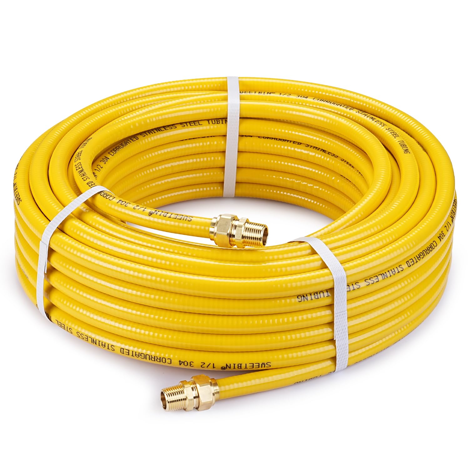 Snapklik.com : 100FT 1/2" CSST Gas Line Hose, 1/2 Inch Flexible Gas ...