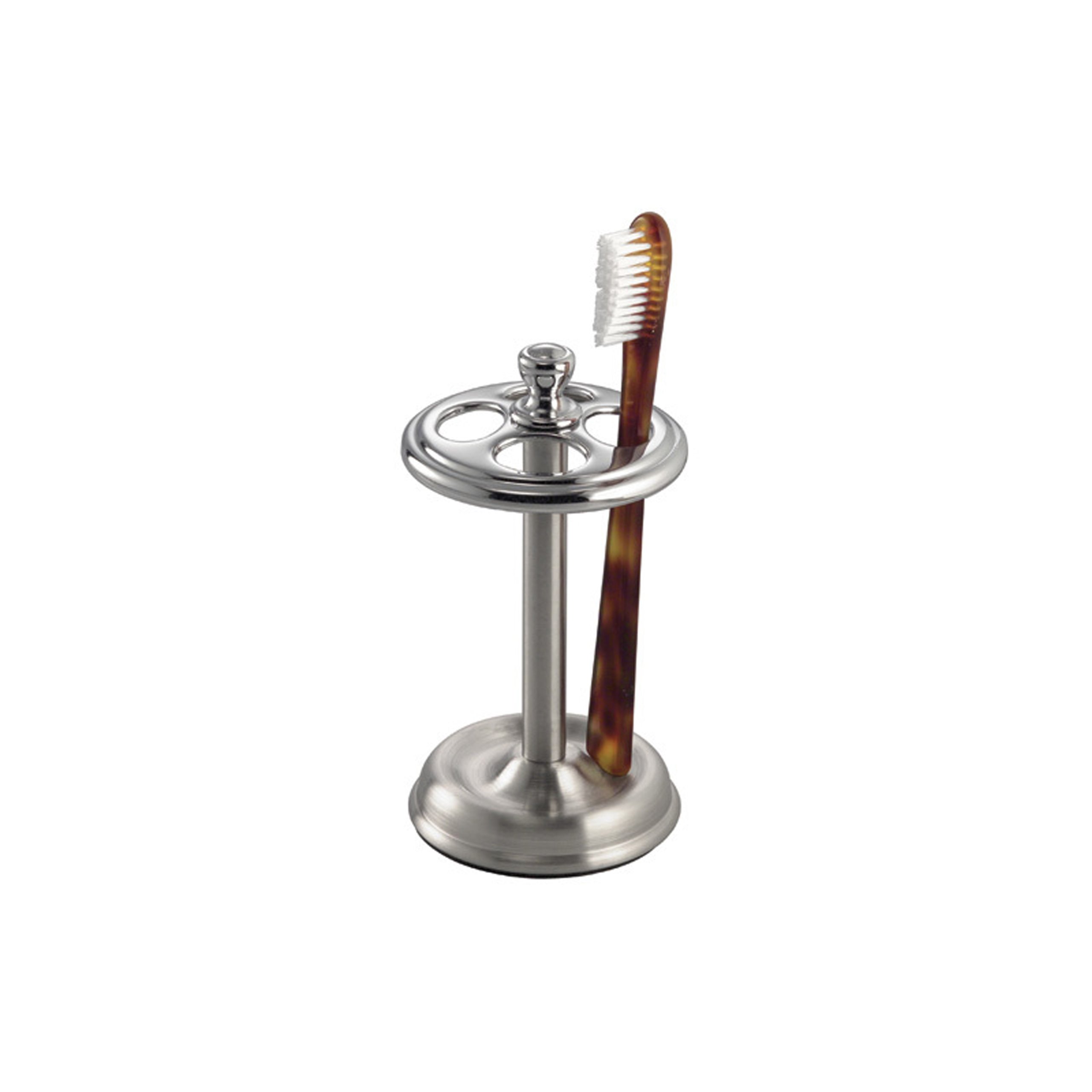 Amazon.com: InterDesign York Metal Toothbrush Holder 5.75 in. H x 3.25 ...