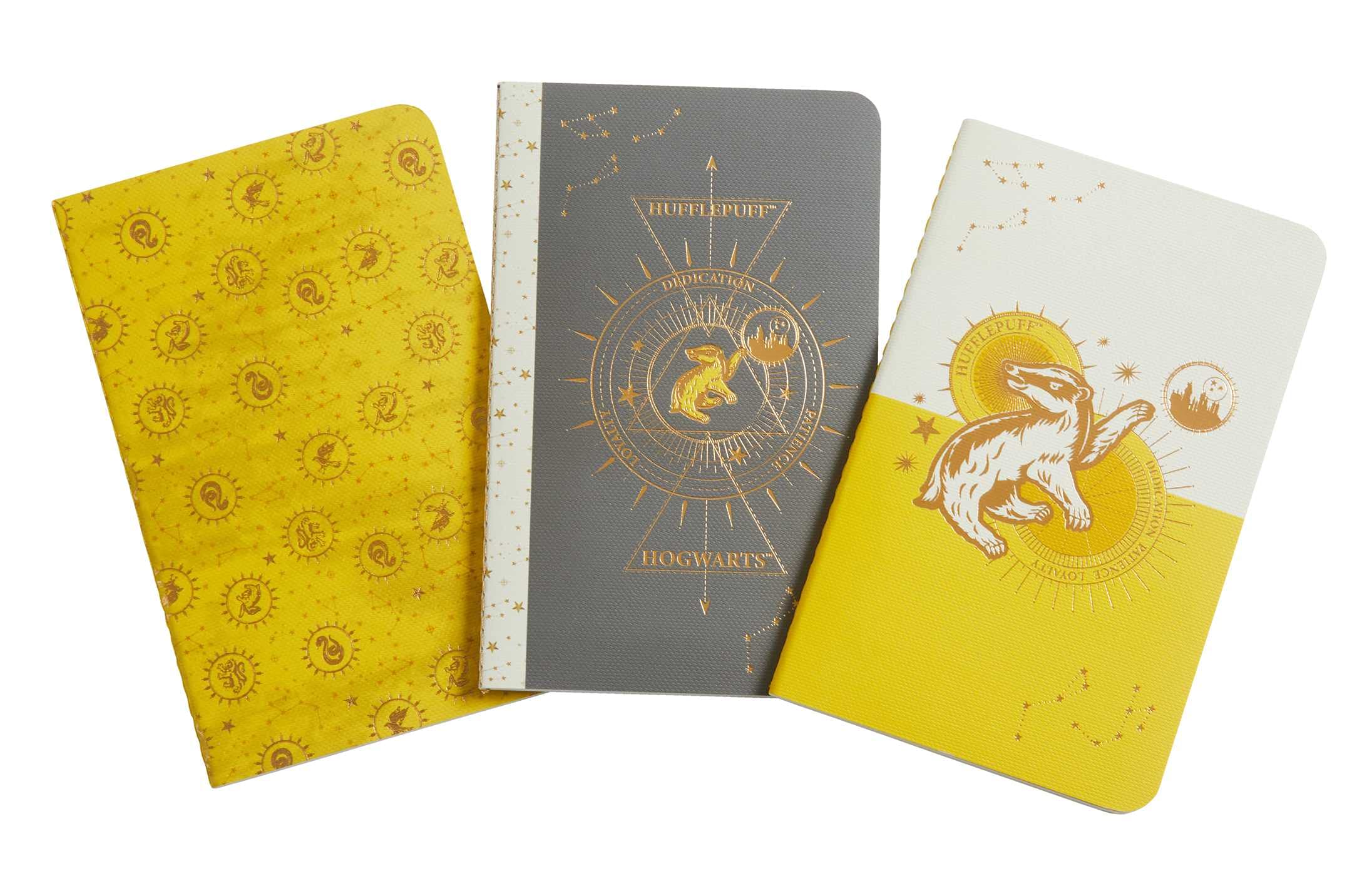 Amazon.com: Harry Potter: Hufflepuff Constellation Sewn Pocket Notebook ...