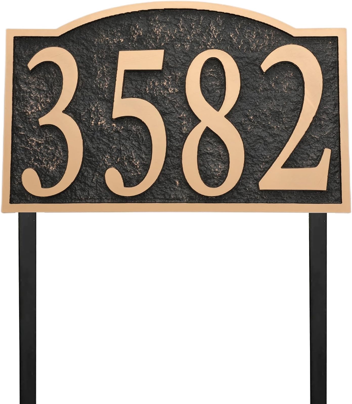 Amazon.com: Address Sign Lawn Mounted - Custom House Number Plaque Sign ...
